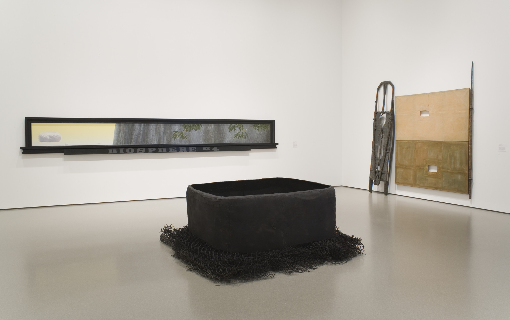 Installation view of the exhibition "Against the Grain: Contemporary ...