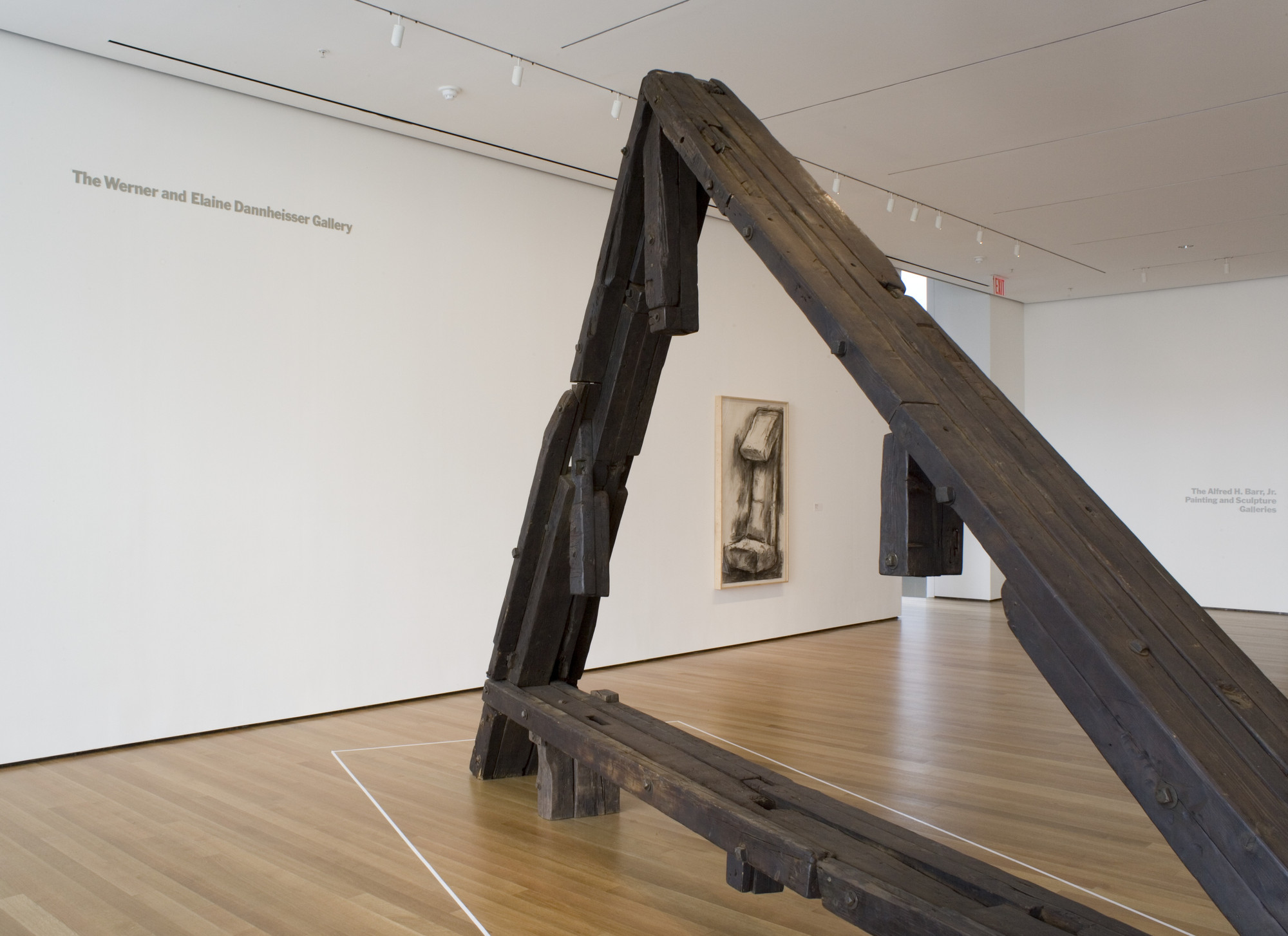 Installation view of the exhibition "Against the Grain: Contemporary ...