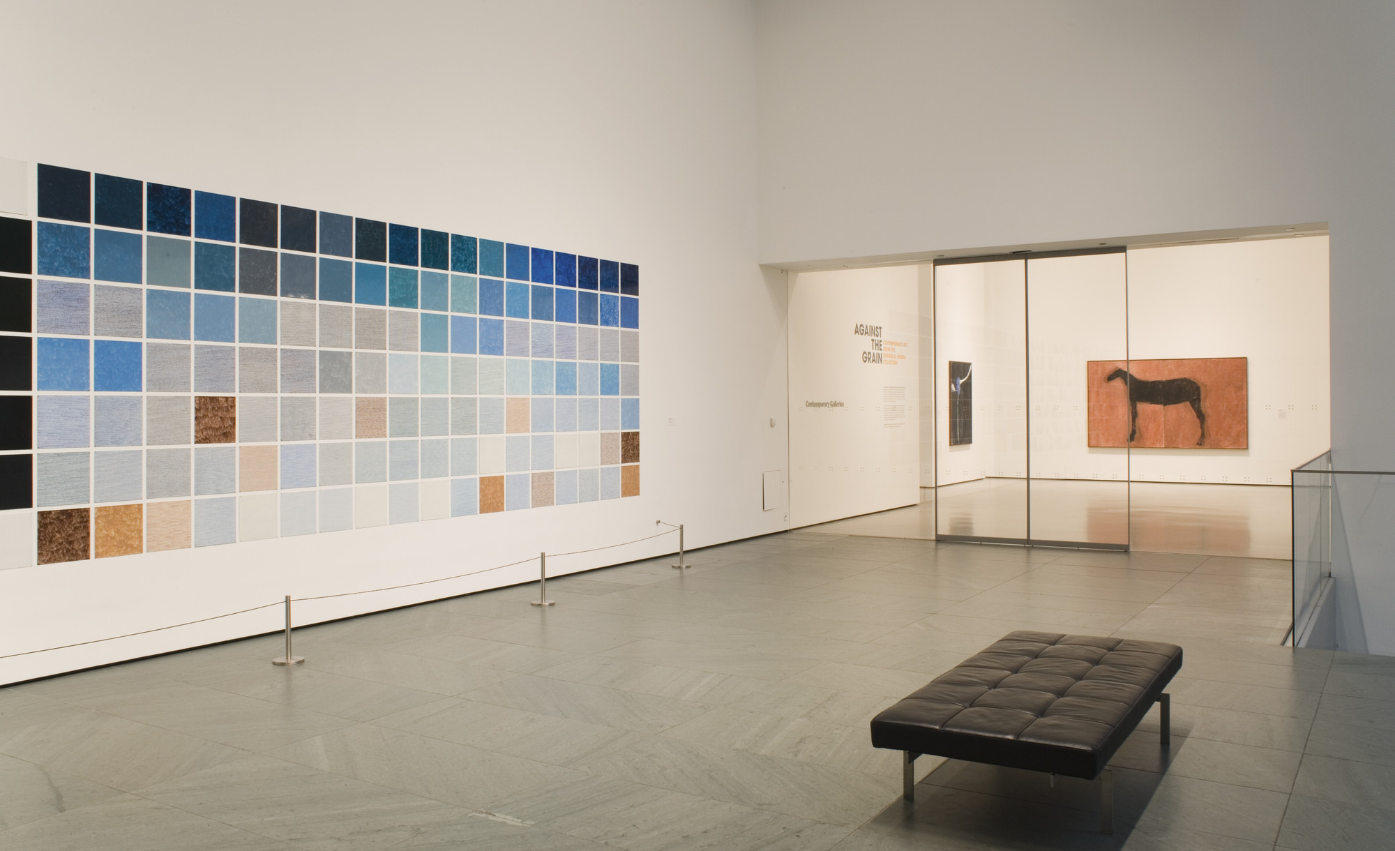 Installation view of the exhibition "Against the Grain: Contemporary ...