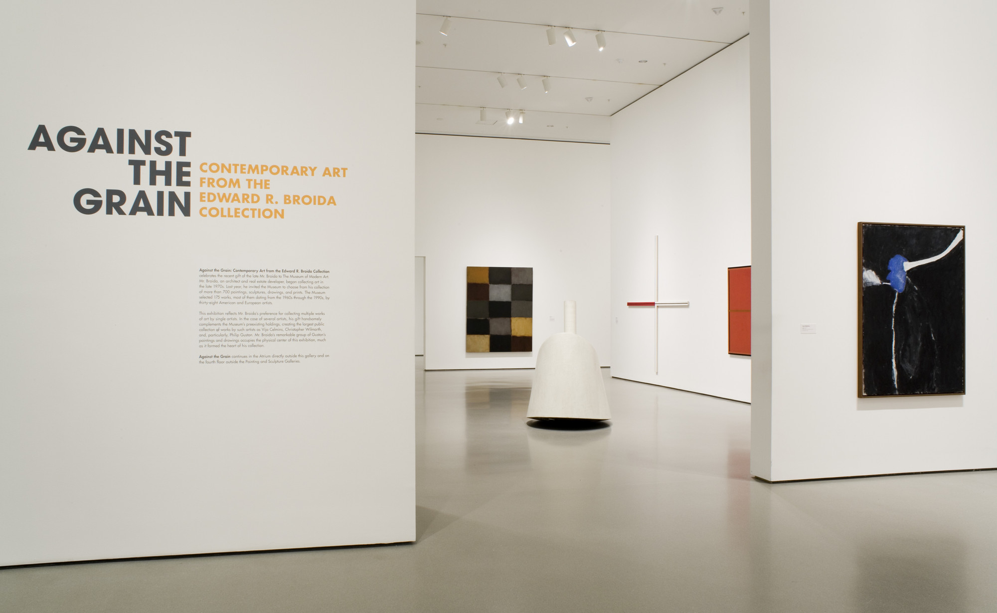 Installation view of the exhibition "Against the Grain: Contemporary ...