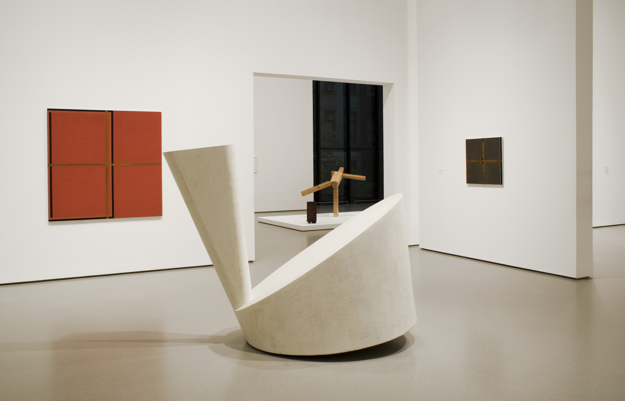 Installation view of the exhibition "Against the Grain: Contemporary ...