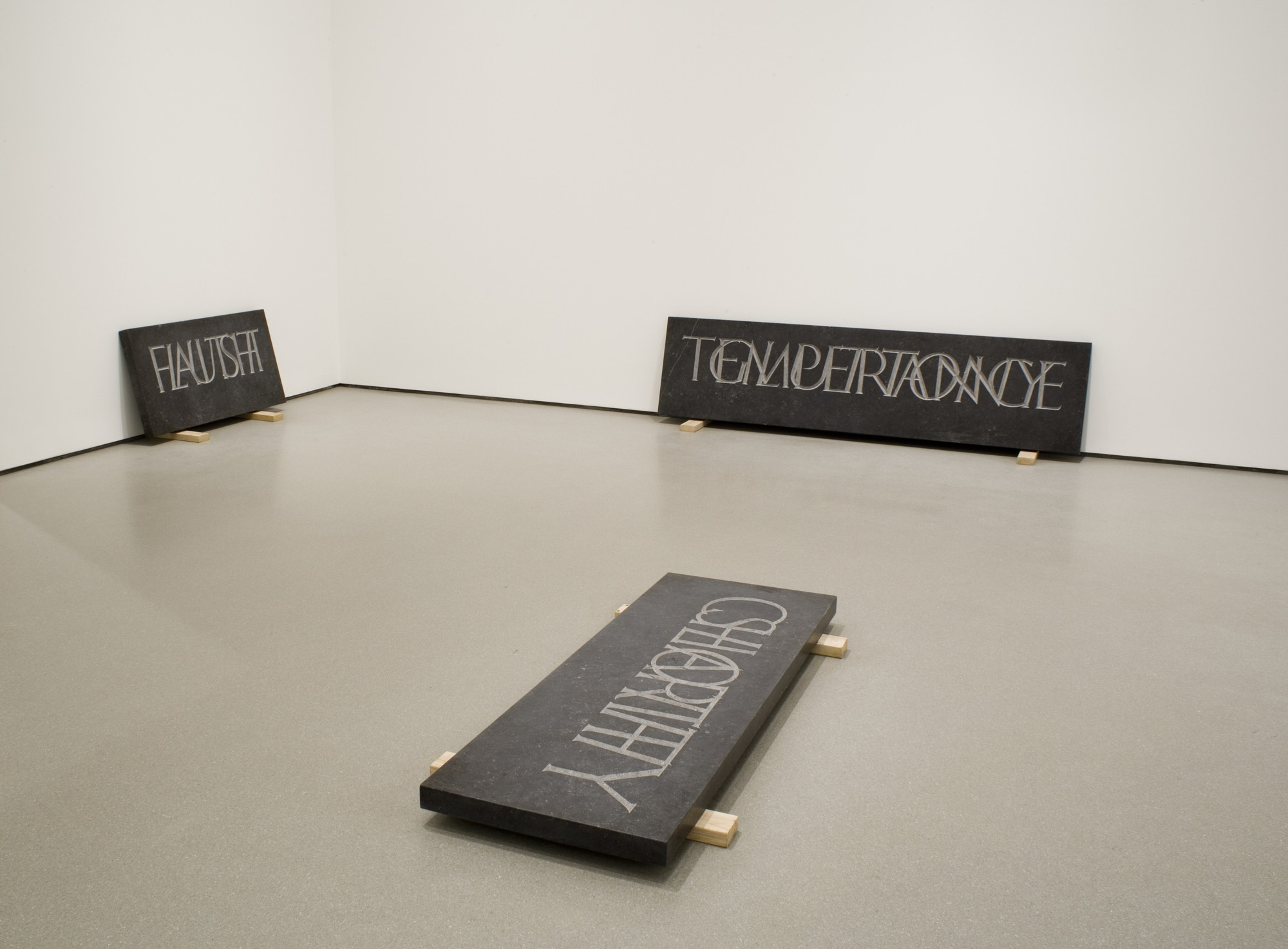 Installation view of the exhibition "Against the Grain: Contemporary ...