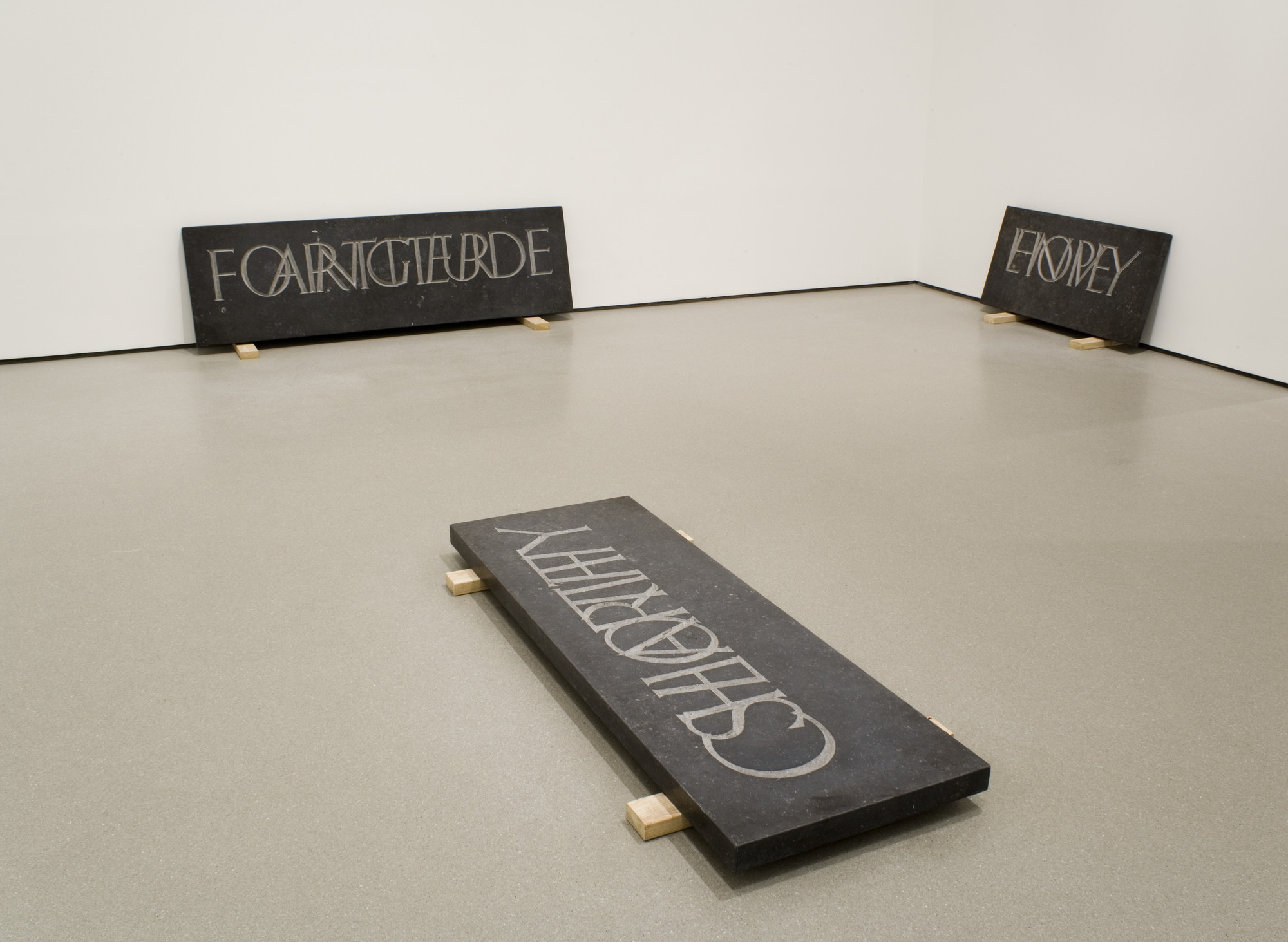 Installation view of the exhibition "Against the Grain: Contemporary ...