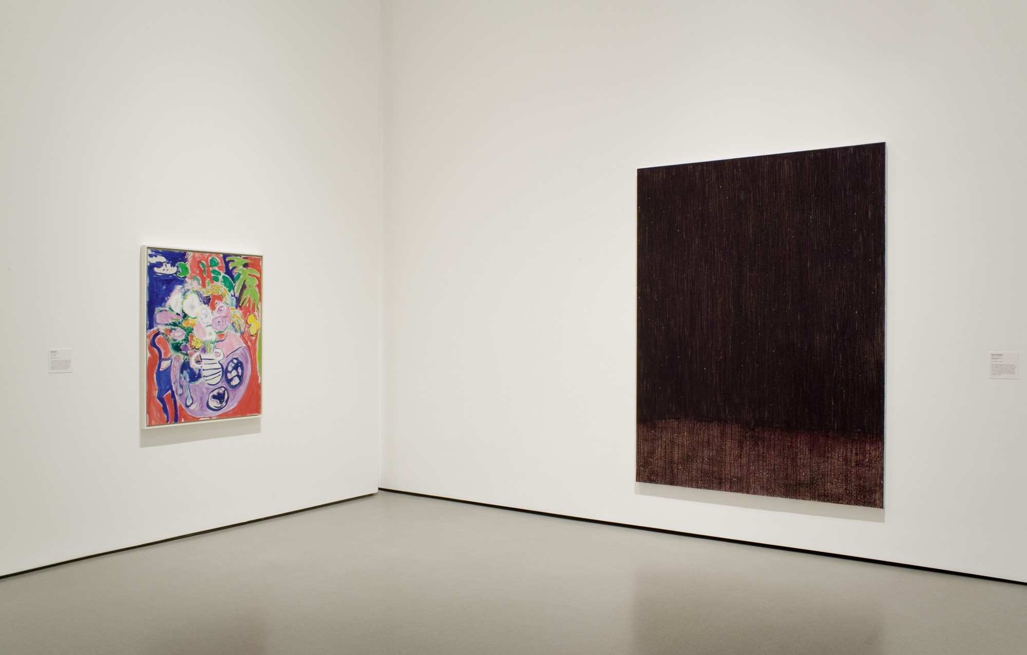 Installation view of the exhibition "Against the Grain: Contemporary ...