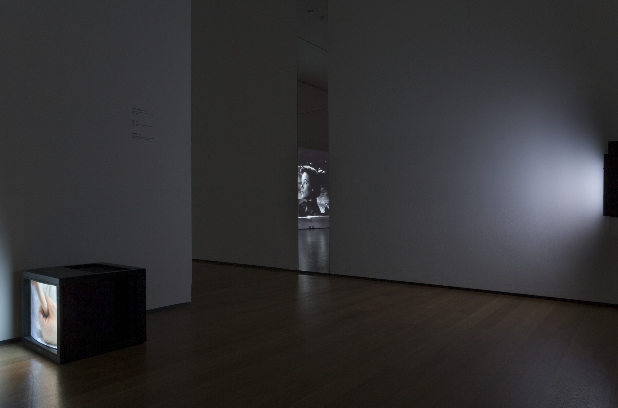 Installation view of the exhibition "Douglas Gordon: Timeline" | MoMA