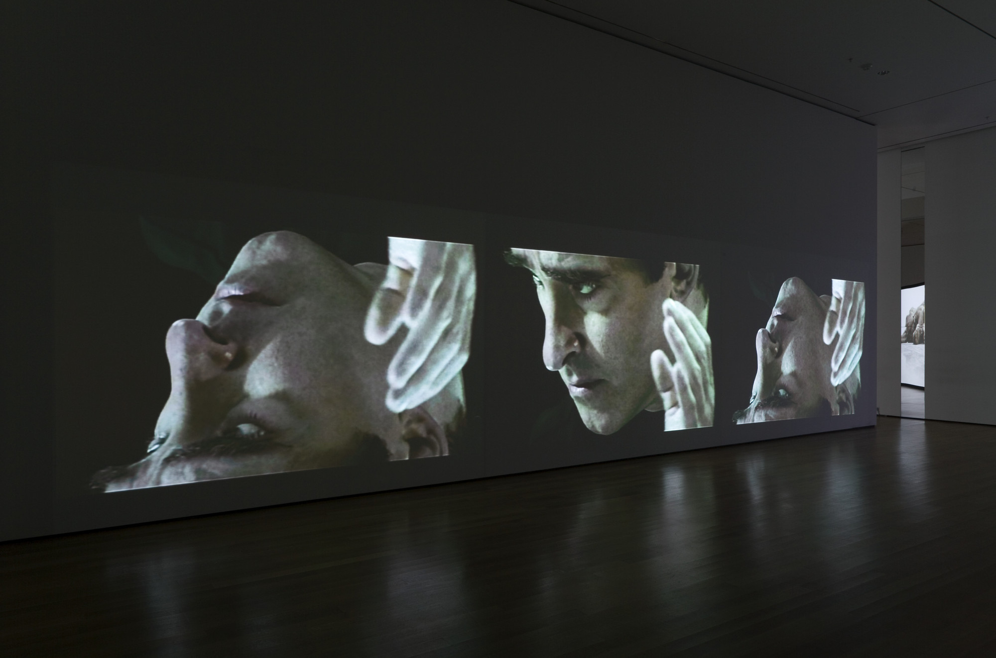 Installation view of the exhibition "Douglas Gordon: Timeline" | MoMA