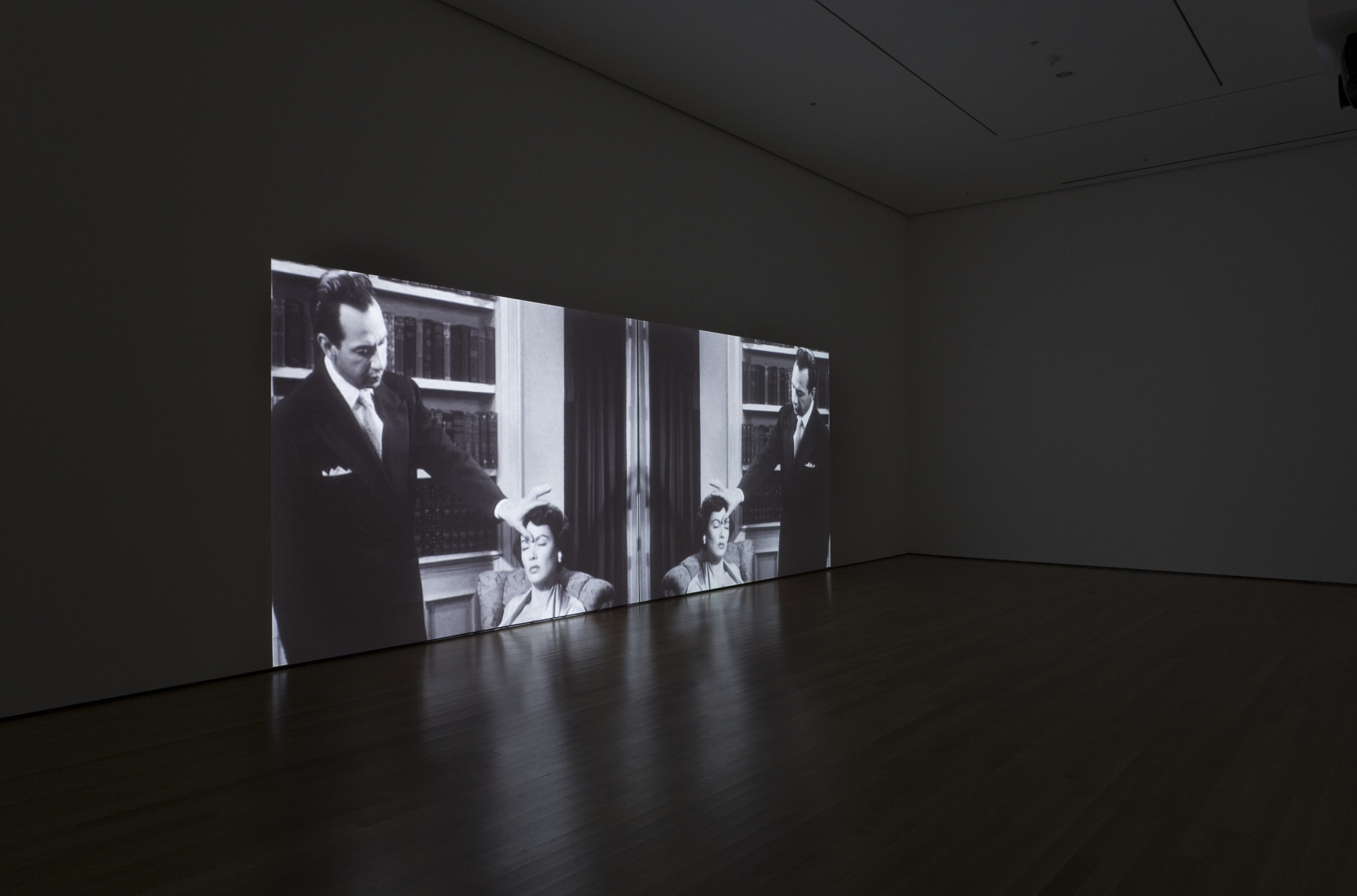 Installation view of the exhibition "Douglas Gordon: Timeline" | MoMA