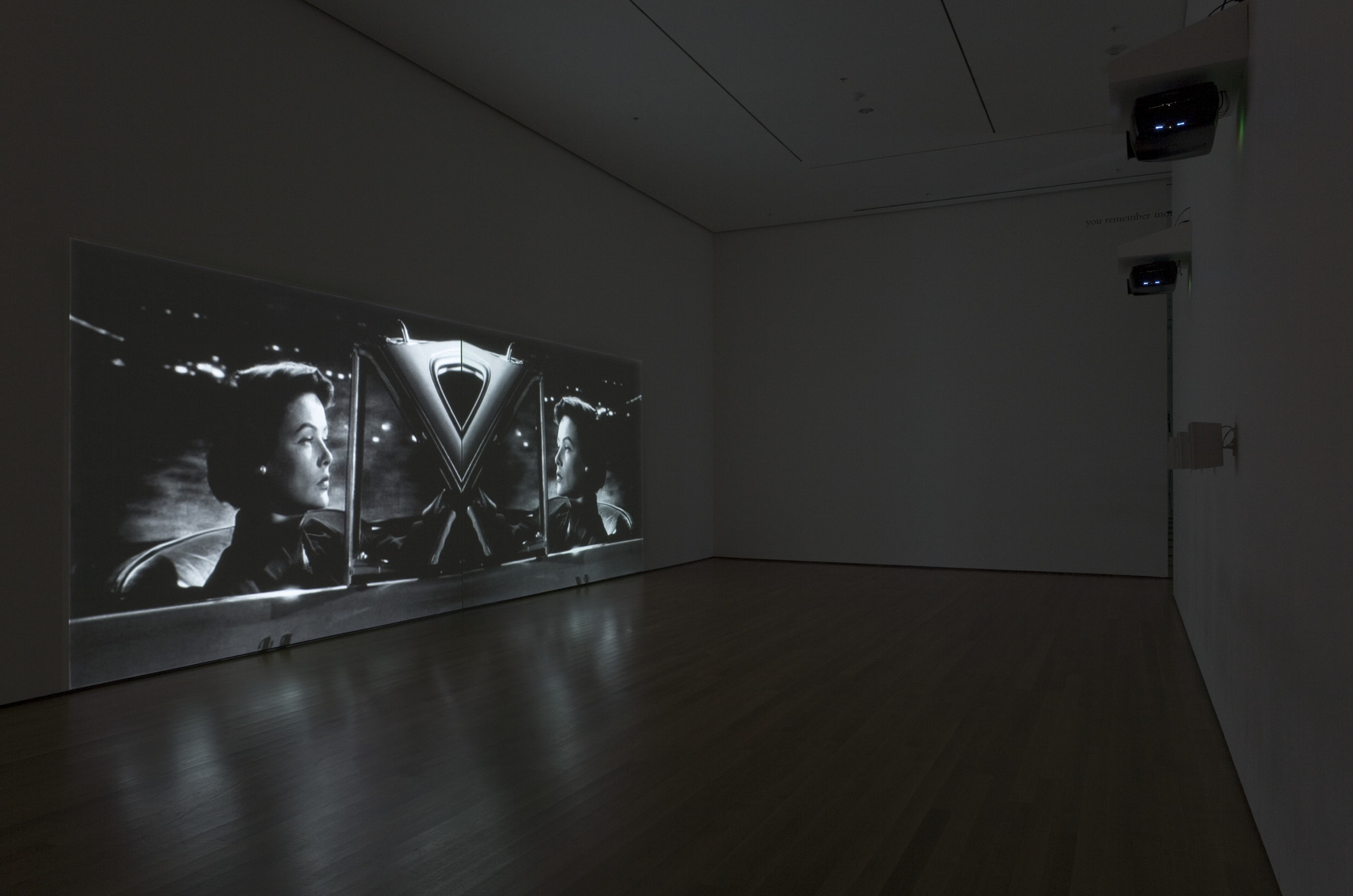 Installation view of the exhibition "Douglas Gordon: Timeline" | MoMA