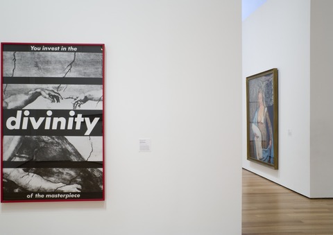 Barbara Kruger. Untitled (You Invest in the Divinity of the Masterpiece ...