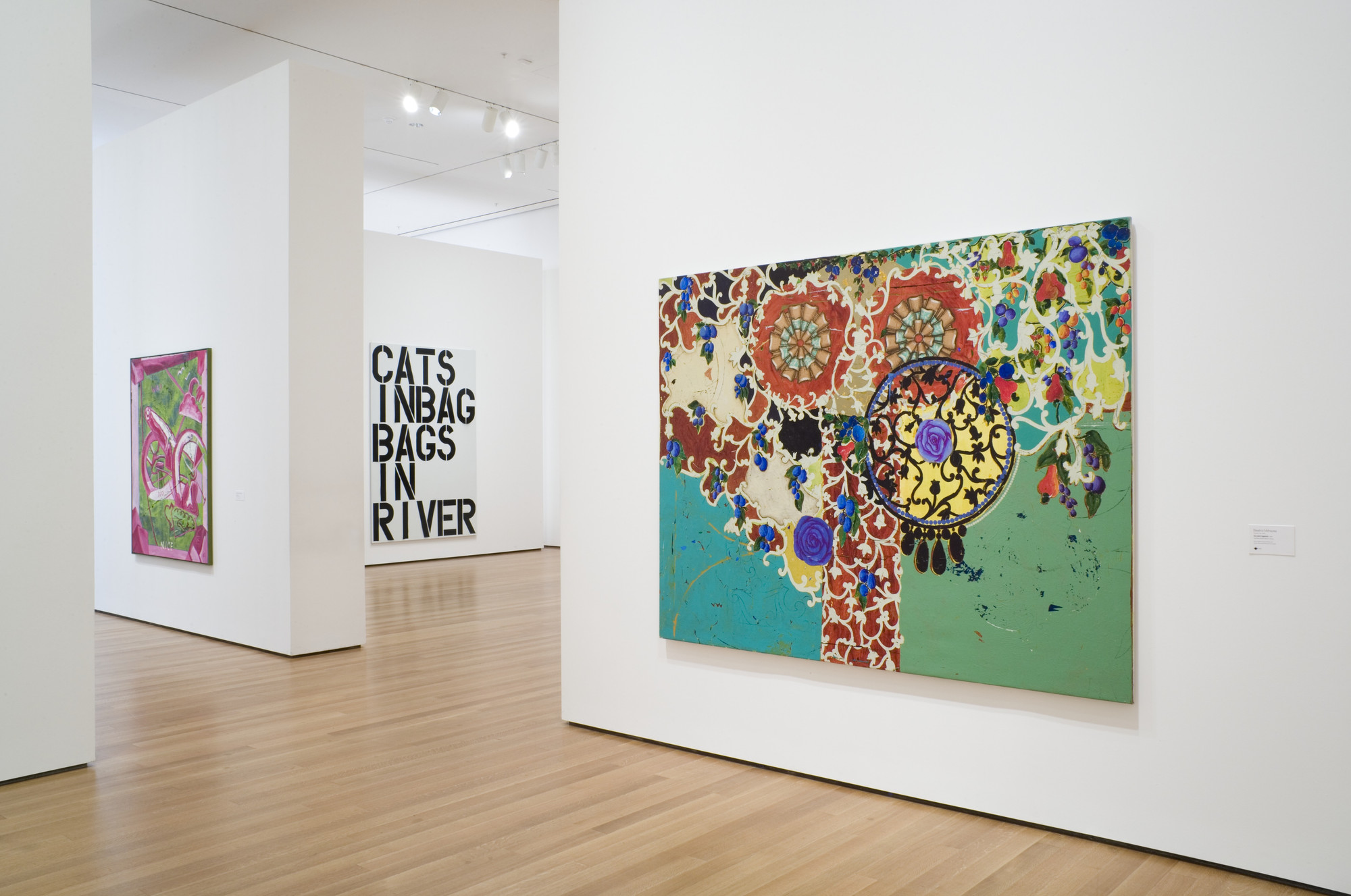 Installation view of the exhibition "What is Painting: Contemporary Art ...