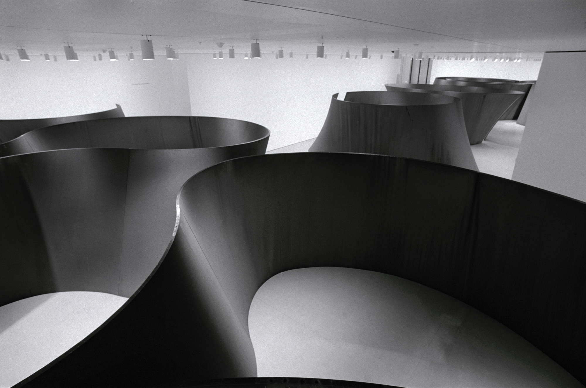 Installation view of the exhibition "Richard Serra Sculpture: Forty ...
