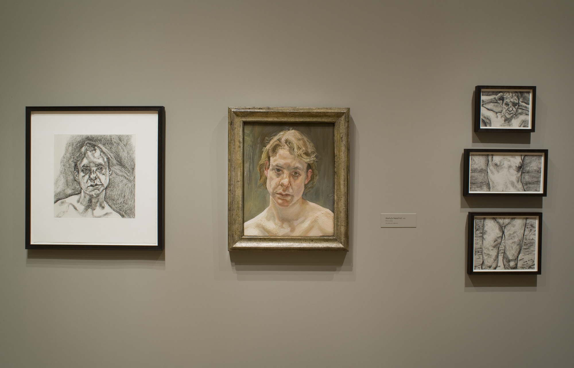 Installation view of the exhibition "Lucian Freud: The Painter's ...
