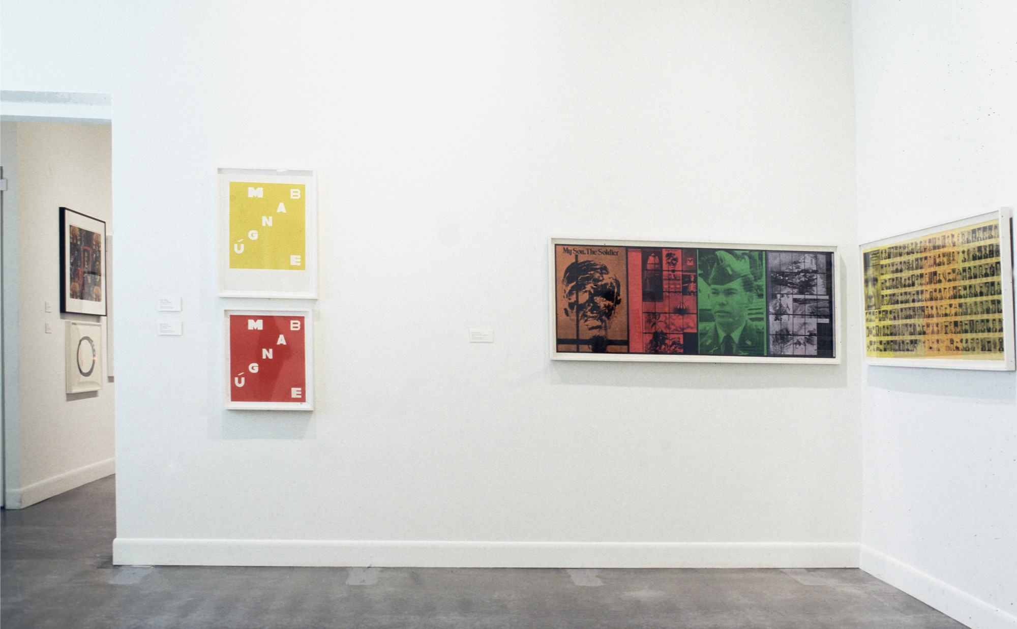 Installation view of the exhibition "MoMA at El Museo: Latin American ...