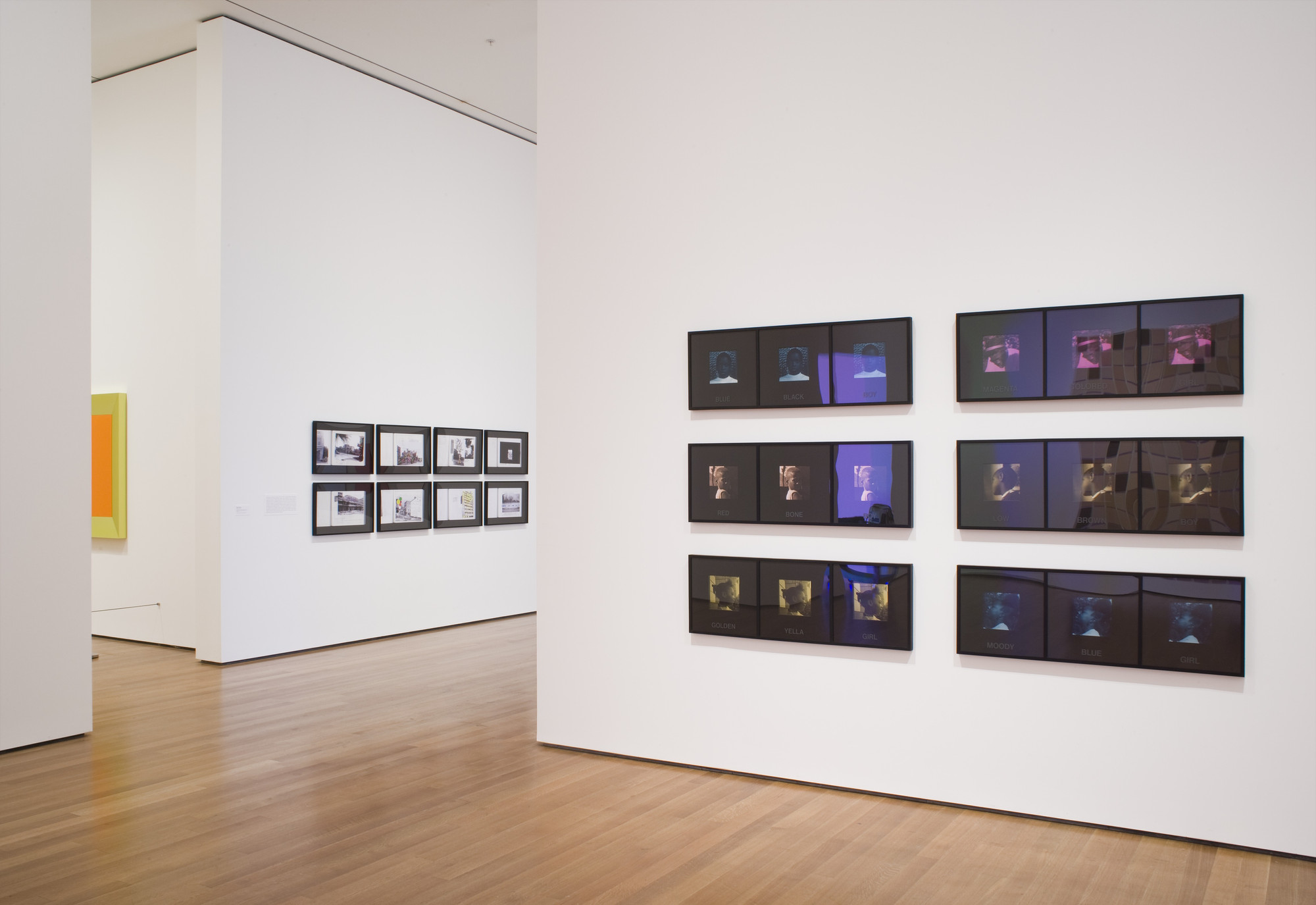 Installation view of the exhibition "Color Chart: Reinventing Color ...