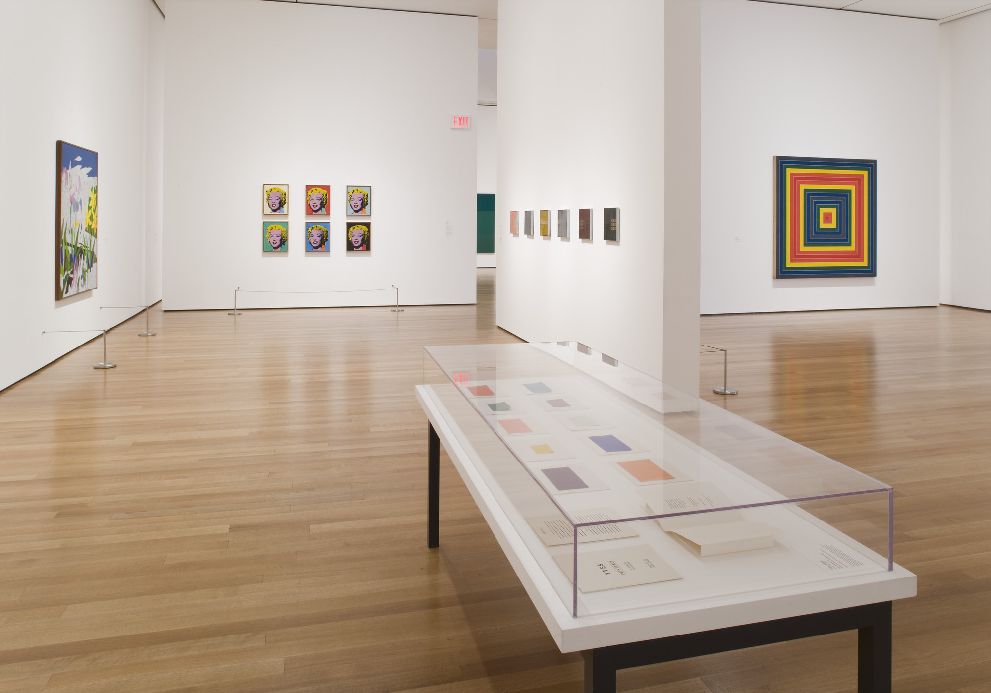 Installation view of the exhibition "Color Chart: Reinventing Color ...