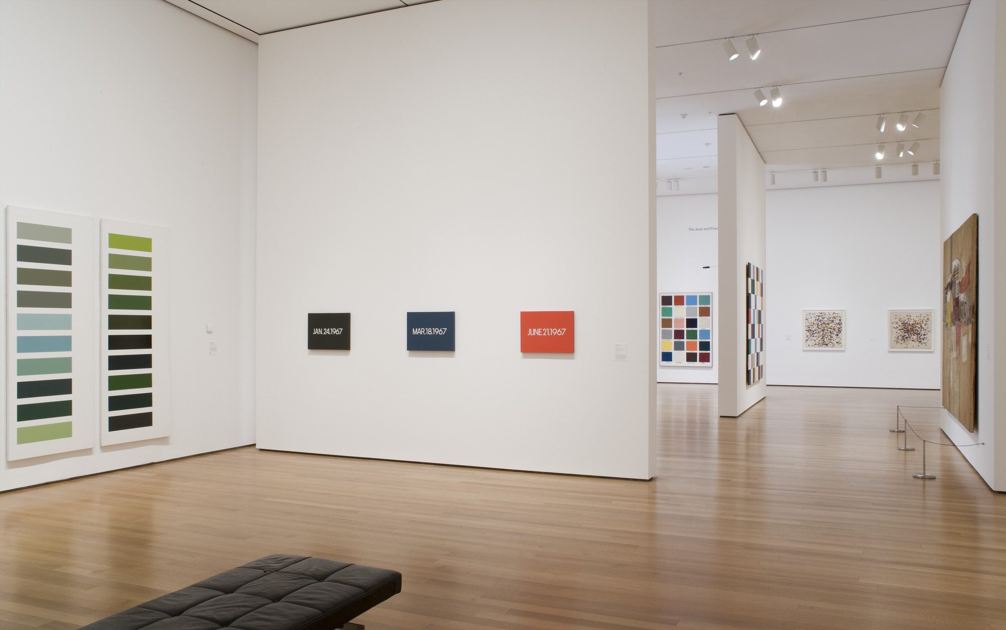 Installation view of the exhibition "Color Chart: Reinventing Color ...