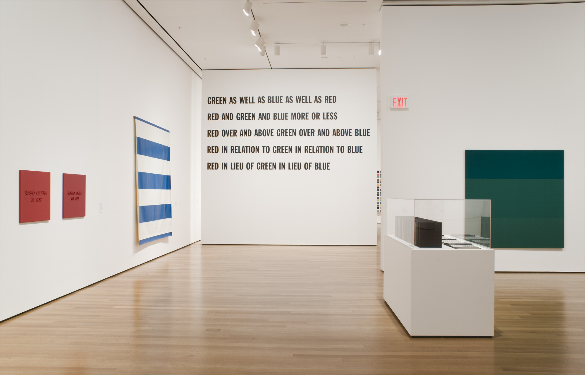 Installation view of the exhibition "Color Chart: Reinventing Color, 1950 to Today" | MoMA