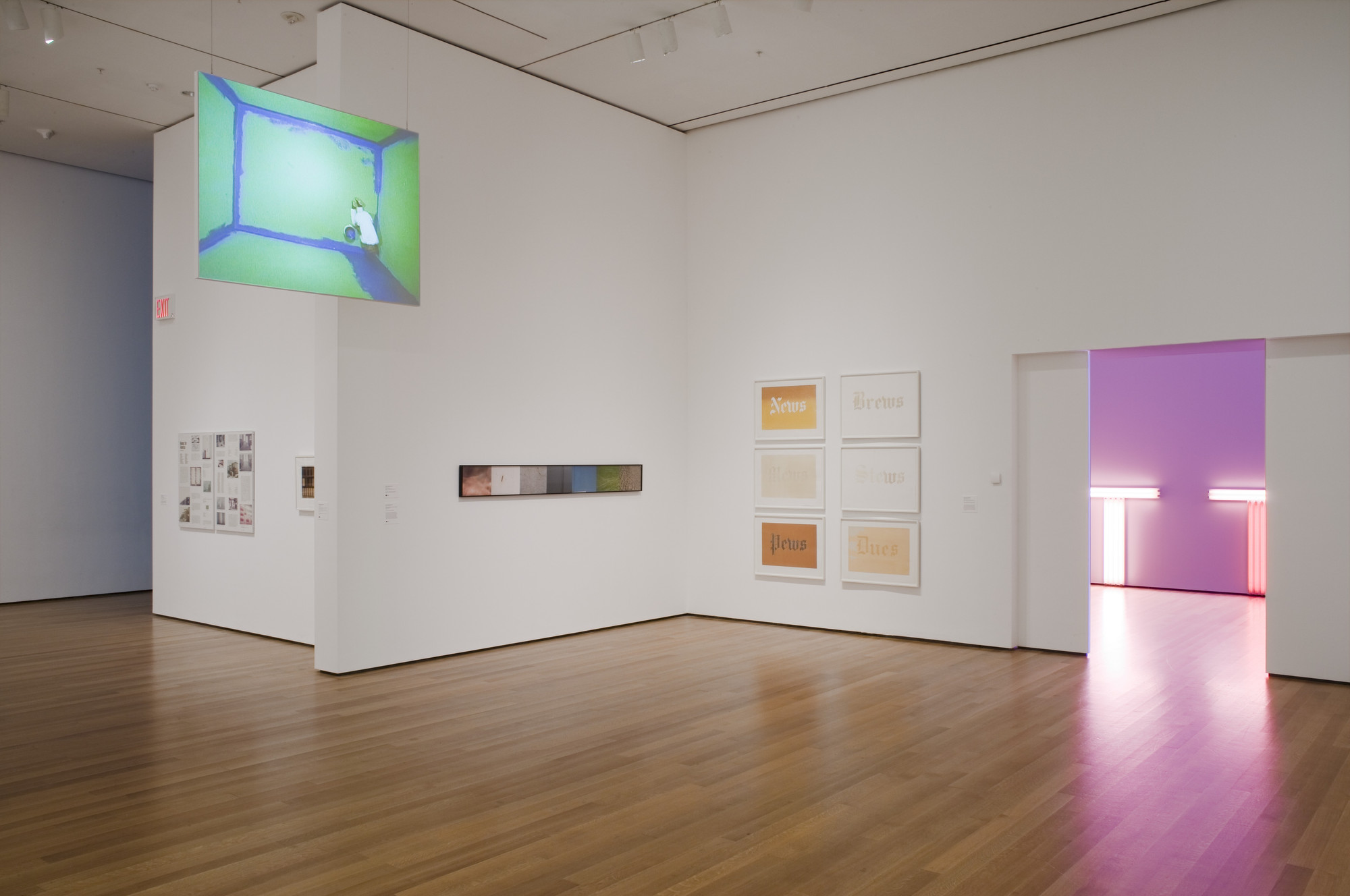 Installation view of the exhibition "Color Chart: Reinventing Color ...