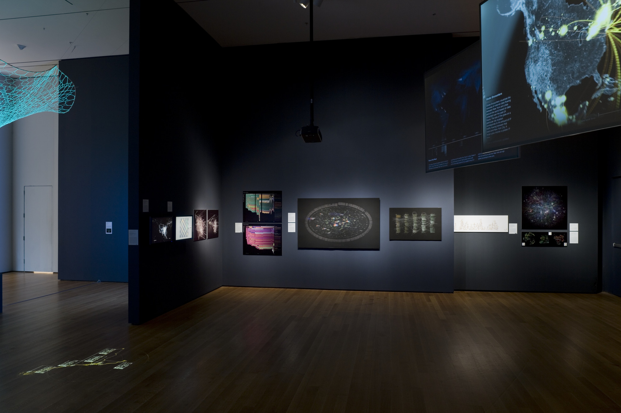 Installation view of the exhibition "Design and the Elastic Mind" | MoMA
