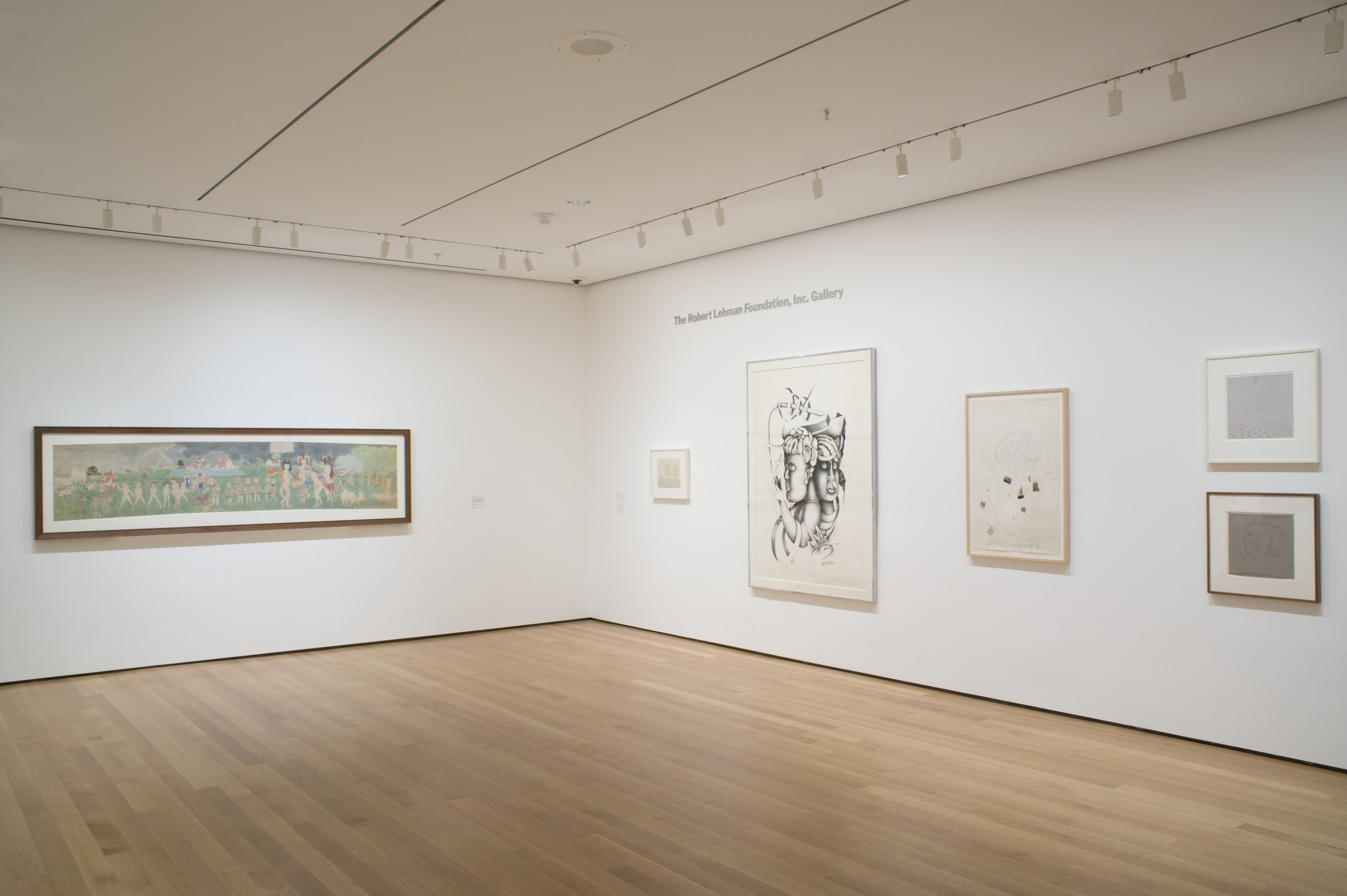 Installation view of the exhibition "Glossolalia: Languages of Drawing ...
