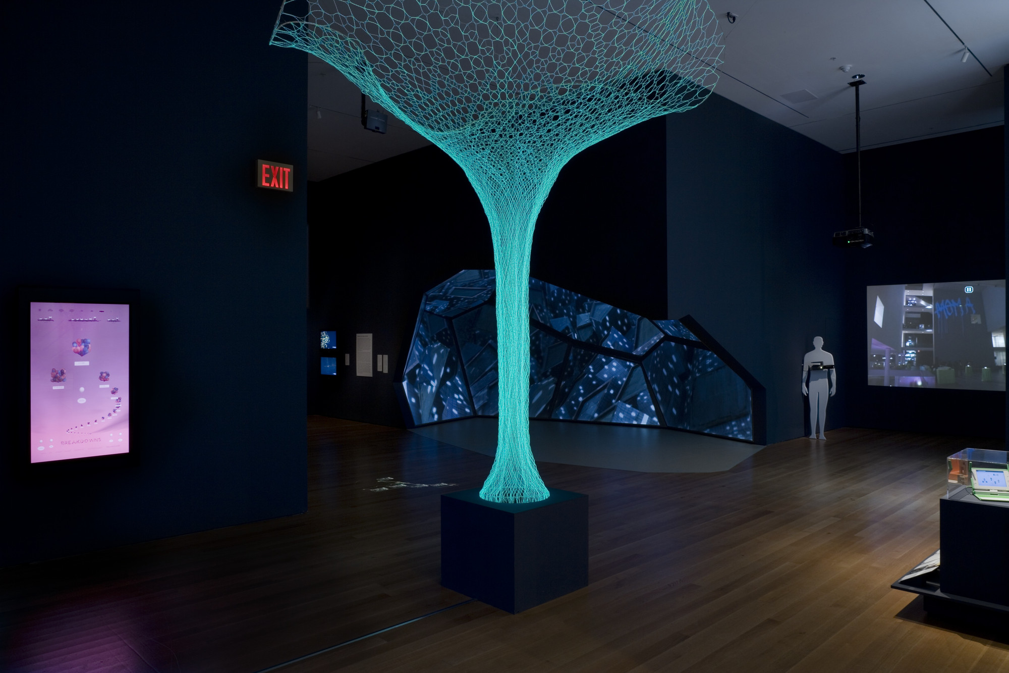 Installation view of the exhibition "Design and the Elastic Mind" | MoMA