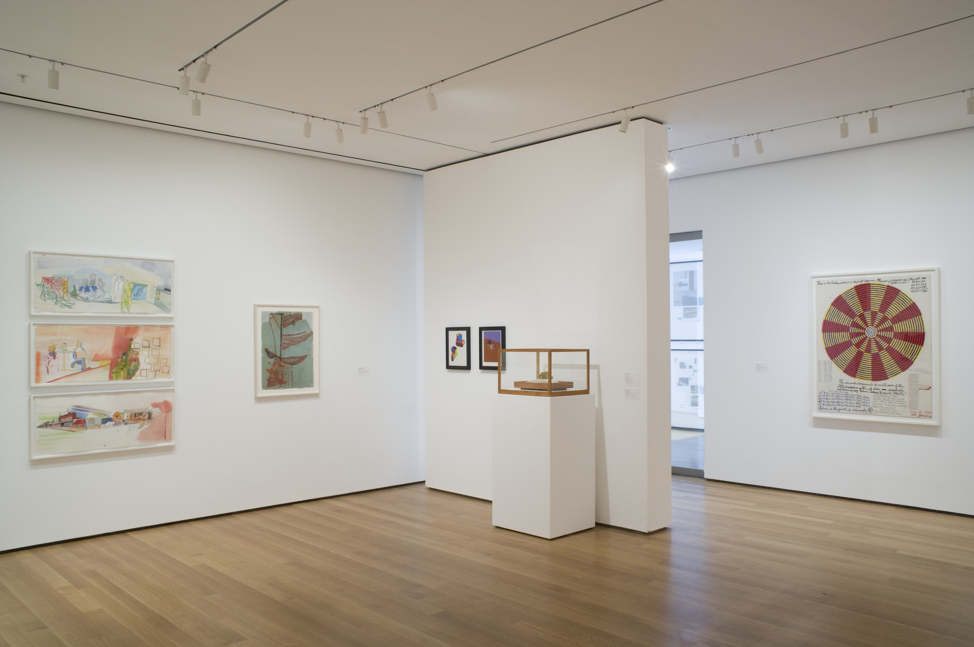 Installation view of the exhibition "Glossolalia: Languages of Drawing ...