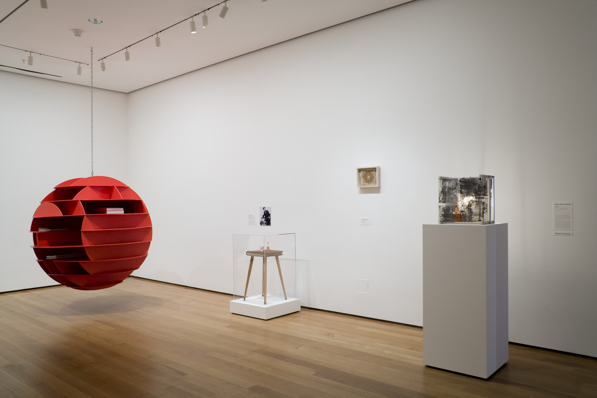 Installation view of the exhibition "Book/Shelf" | MoMA