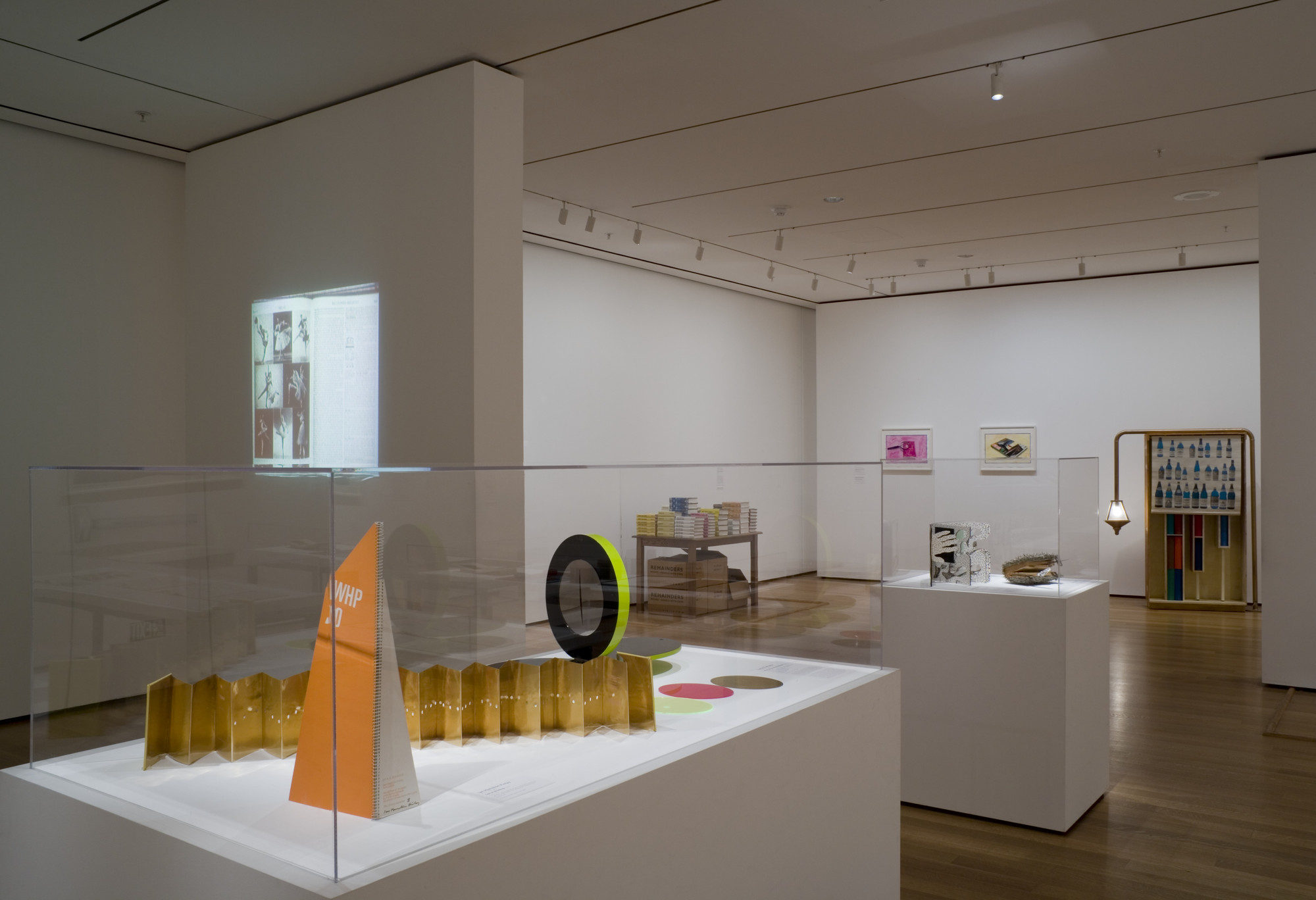 Installation view of the exhibition "Book/Shelf" | MoMA