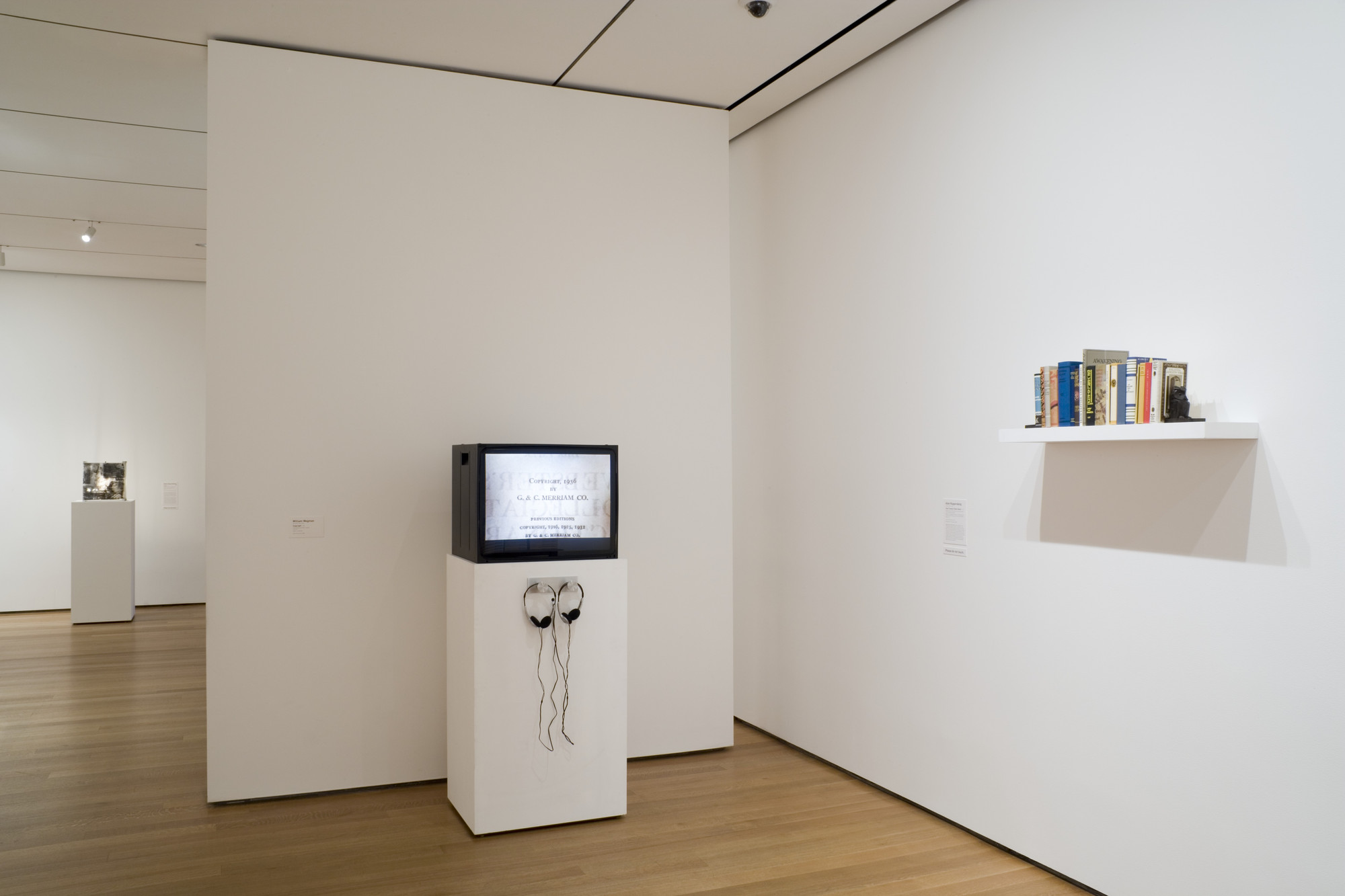 Installation view of the exhibition "Book/Shelf" | MoMA