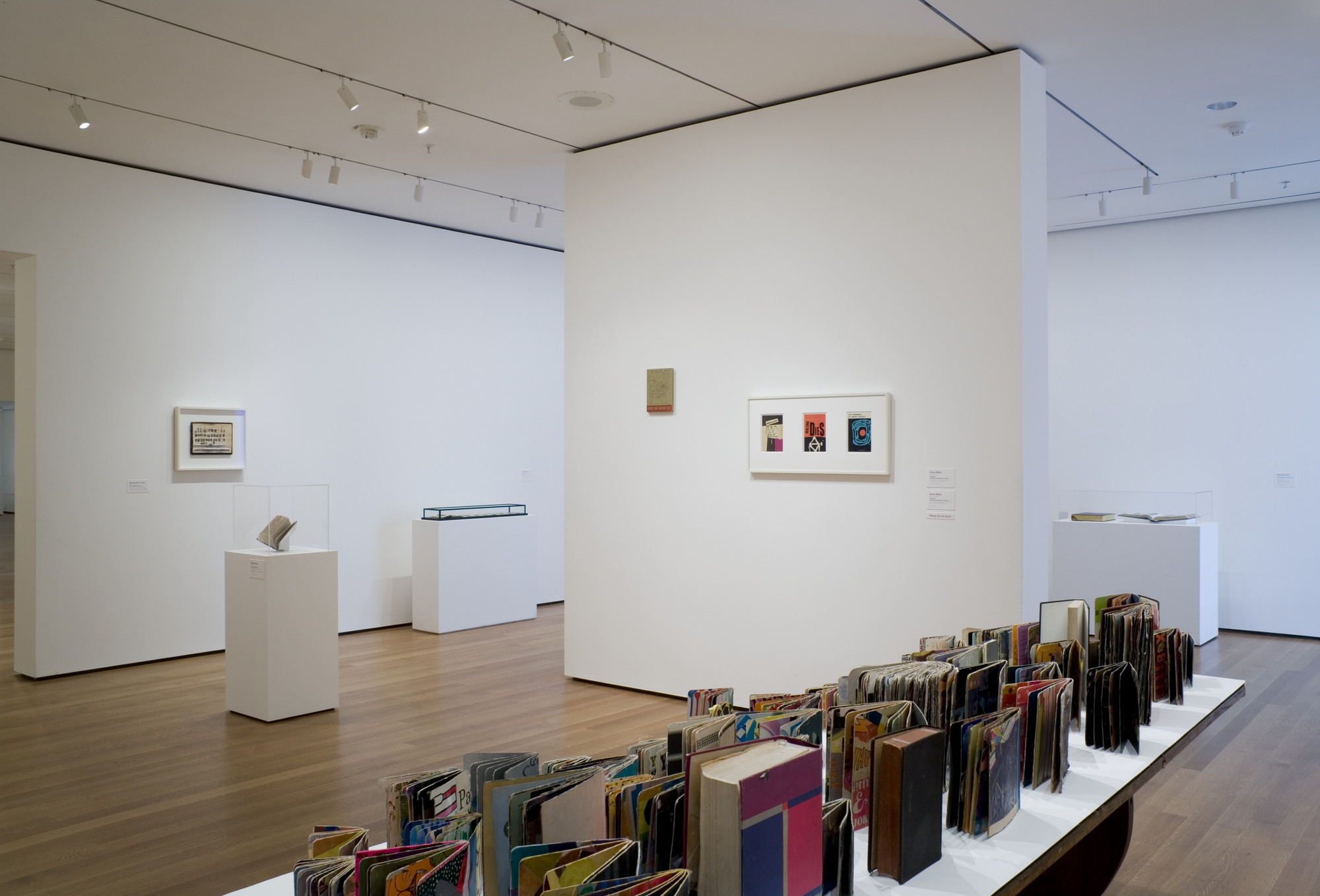 Installation view of the exhibition "Book/Shelf" | MoMA