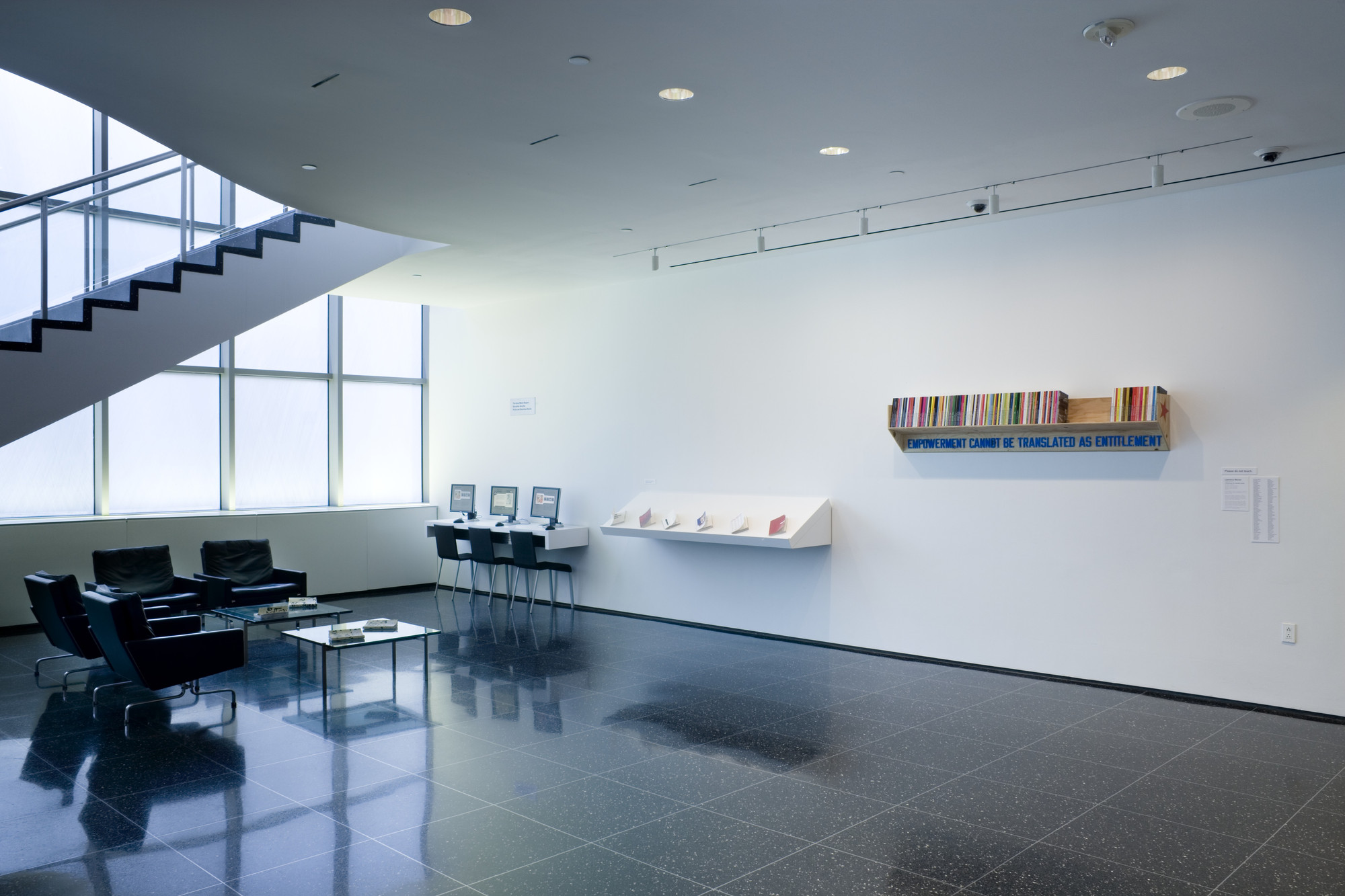Installation view of the exhibition "Book/Shelf" | MoMA