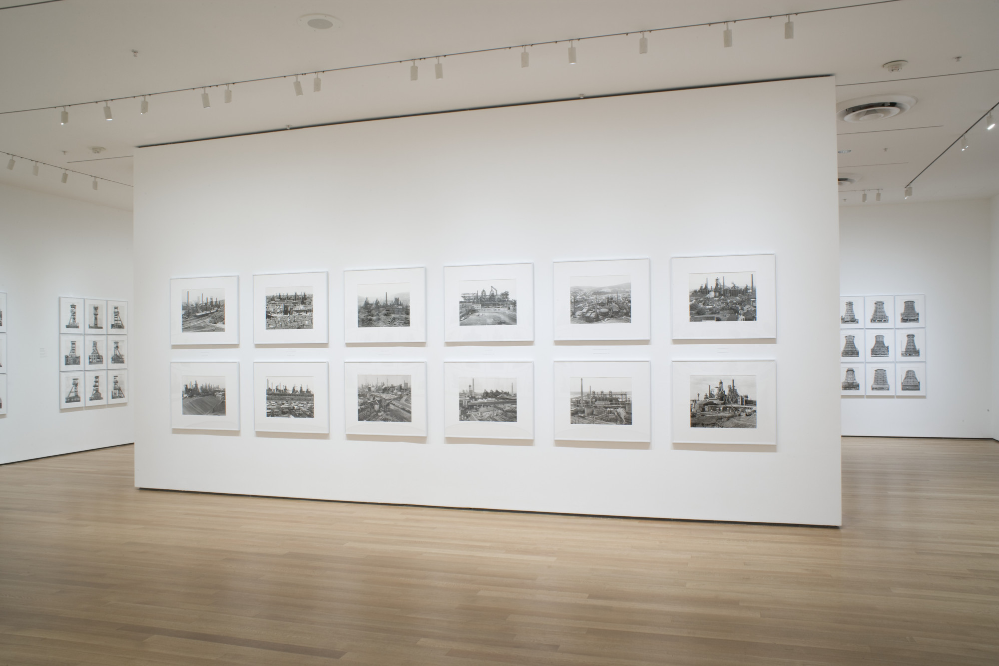 Installation view of the exhibition "Bernd and Hilla Becher: Landscape ...