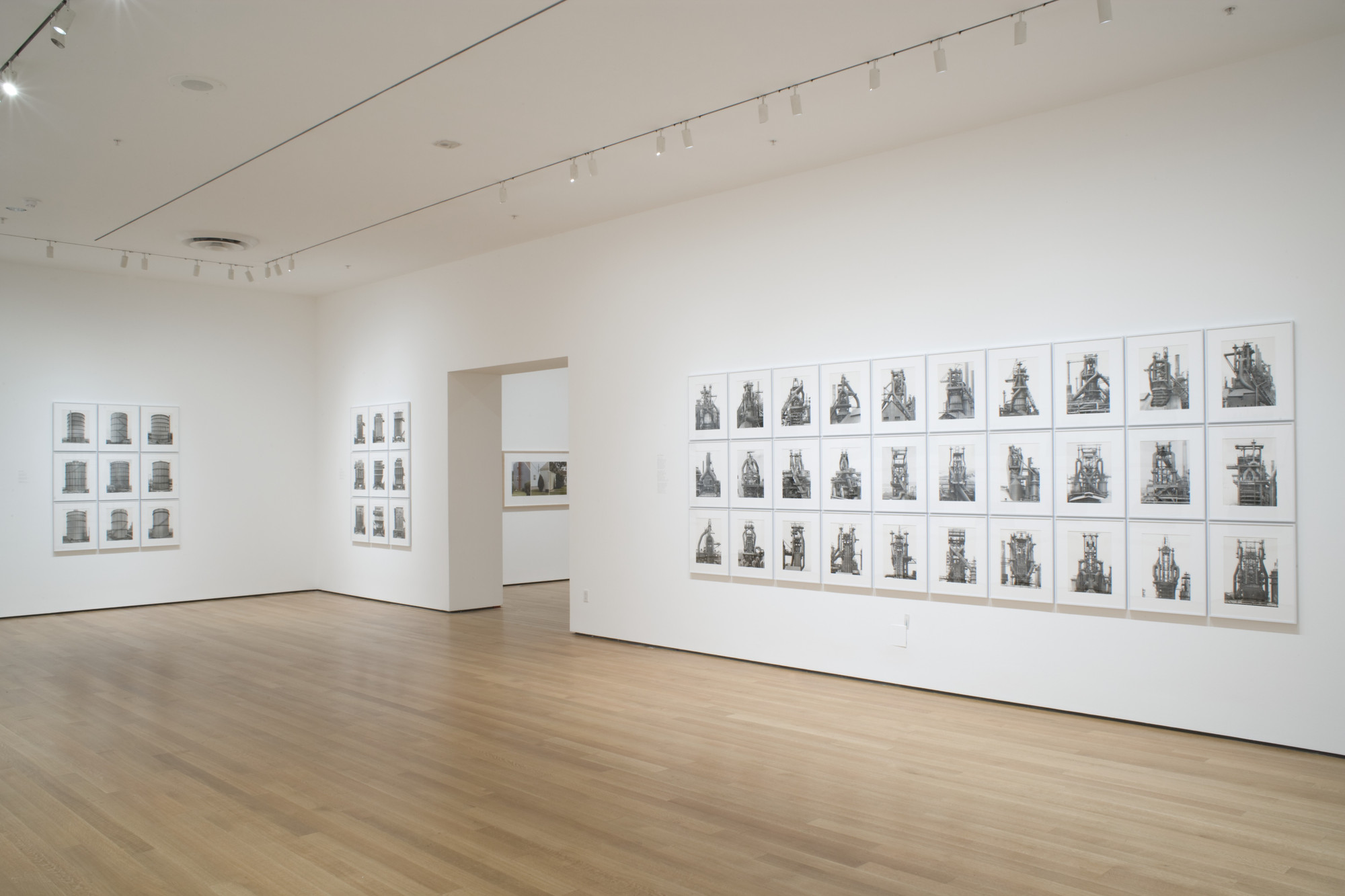 Installation view of the exhibition "Bernd and Hilla Becher: Landscape ...