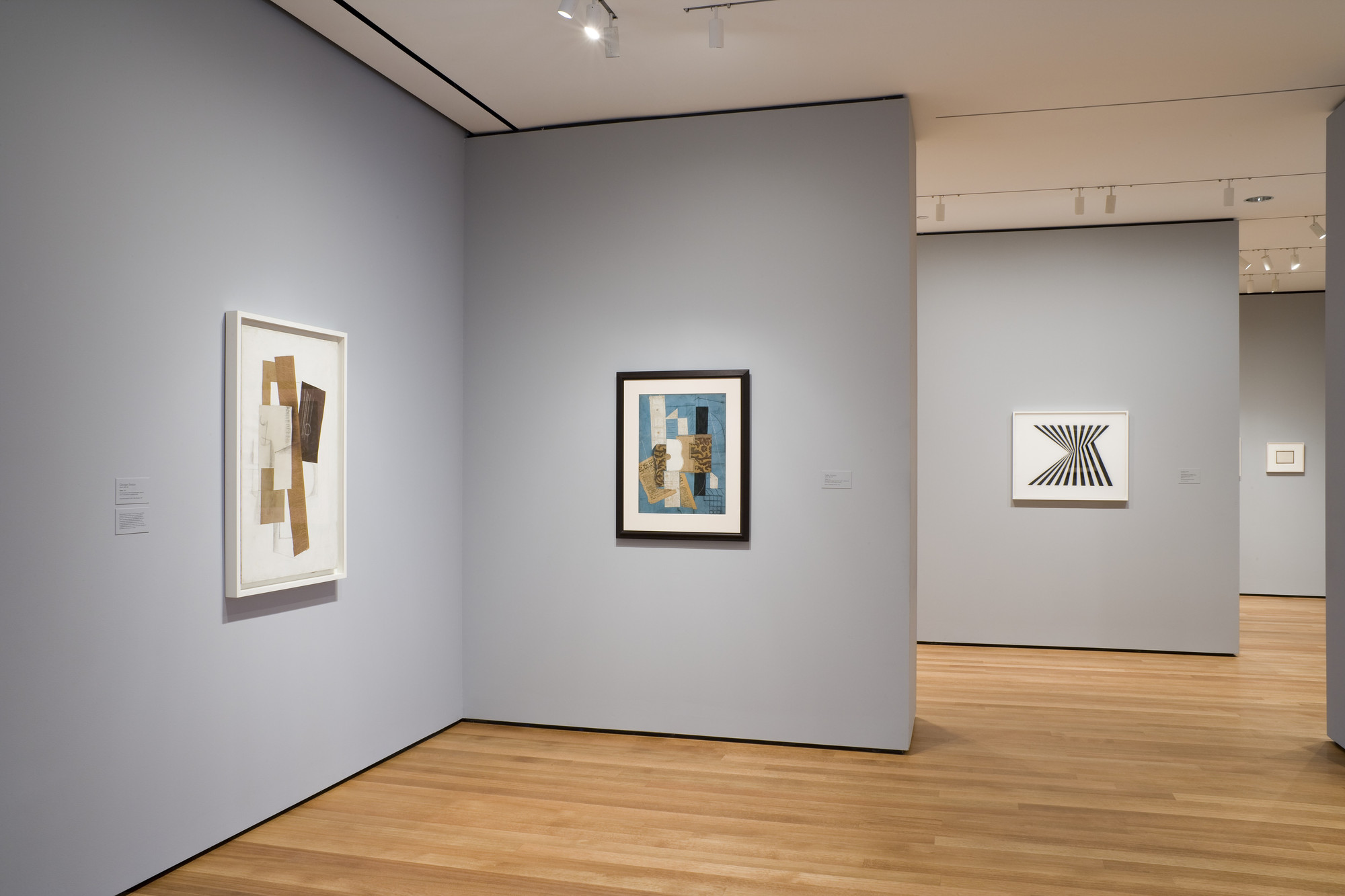 Installation view of the exhibition "Geo/Metric: Prints and Drawings ...