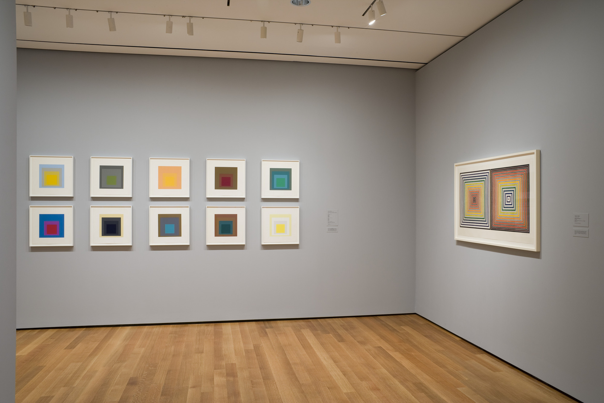 Installation view of the exhibition "Geo/Metric: Prints and Drawings ...