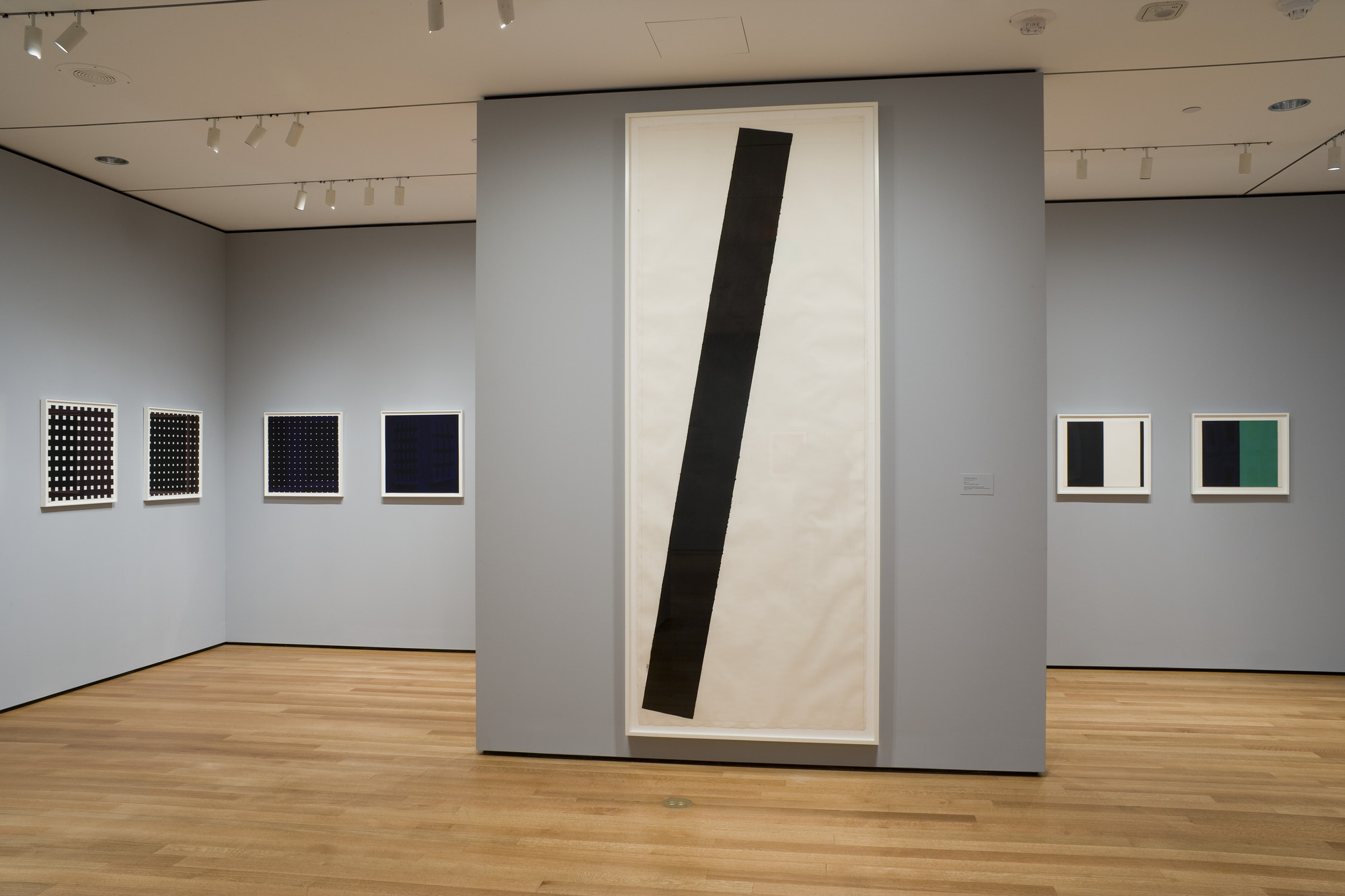Installation view of the exhibition "Geo/Metric: Prints and Drawings ...