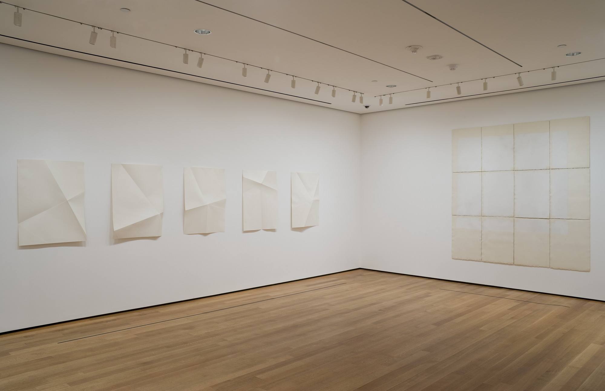 Installation view of the exhibition "Geo/Metric: Prints and Drawings ...