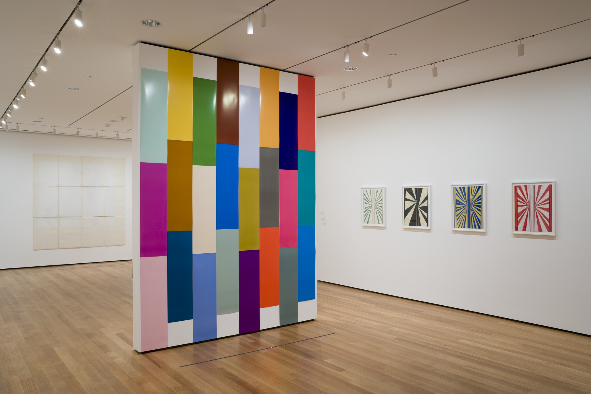 Installation view of the exhibition "Geo/Metric: Prints and Drawings ...