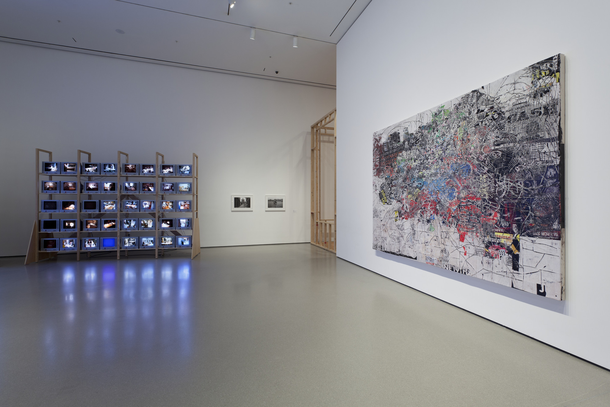 Installation view of the exhibition "Contemporary Galleries: 1980 - Now ...