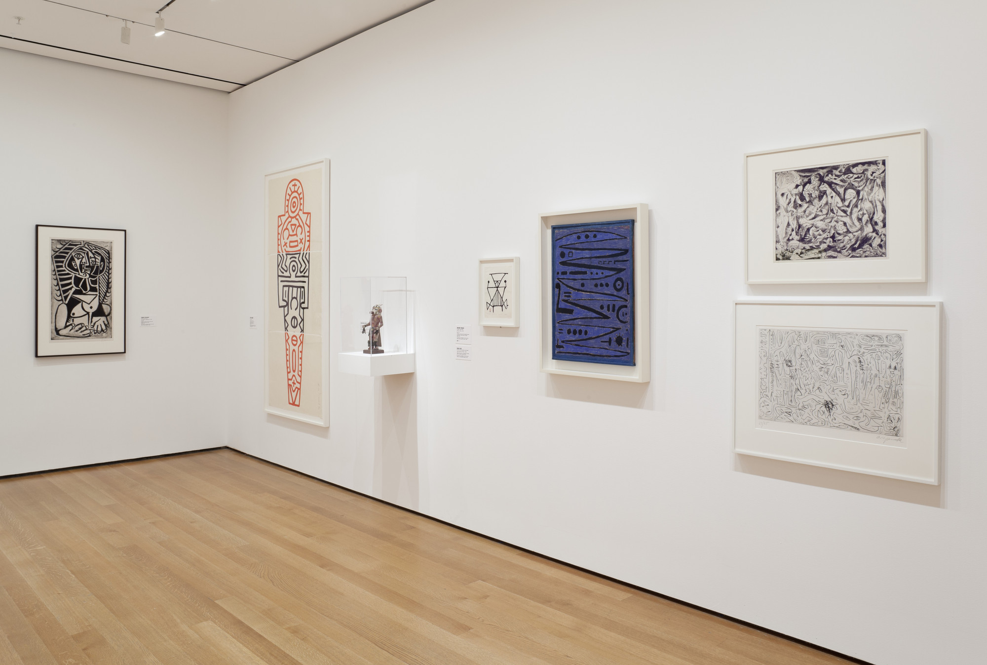 Installation view of the exhibition "Printin,'" in conjunction with the ...