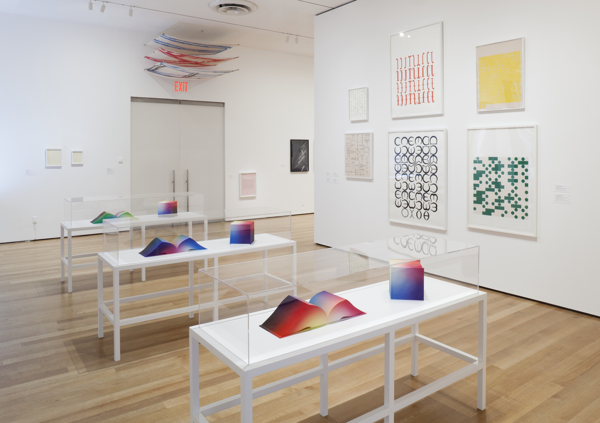 Installation view of the exhibition "Ecstatic Alphabets/Heaps of ...