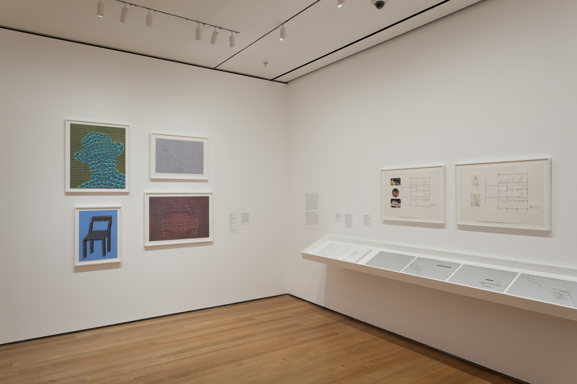 Installation view of the exhibition "New to the Print Collection ...