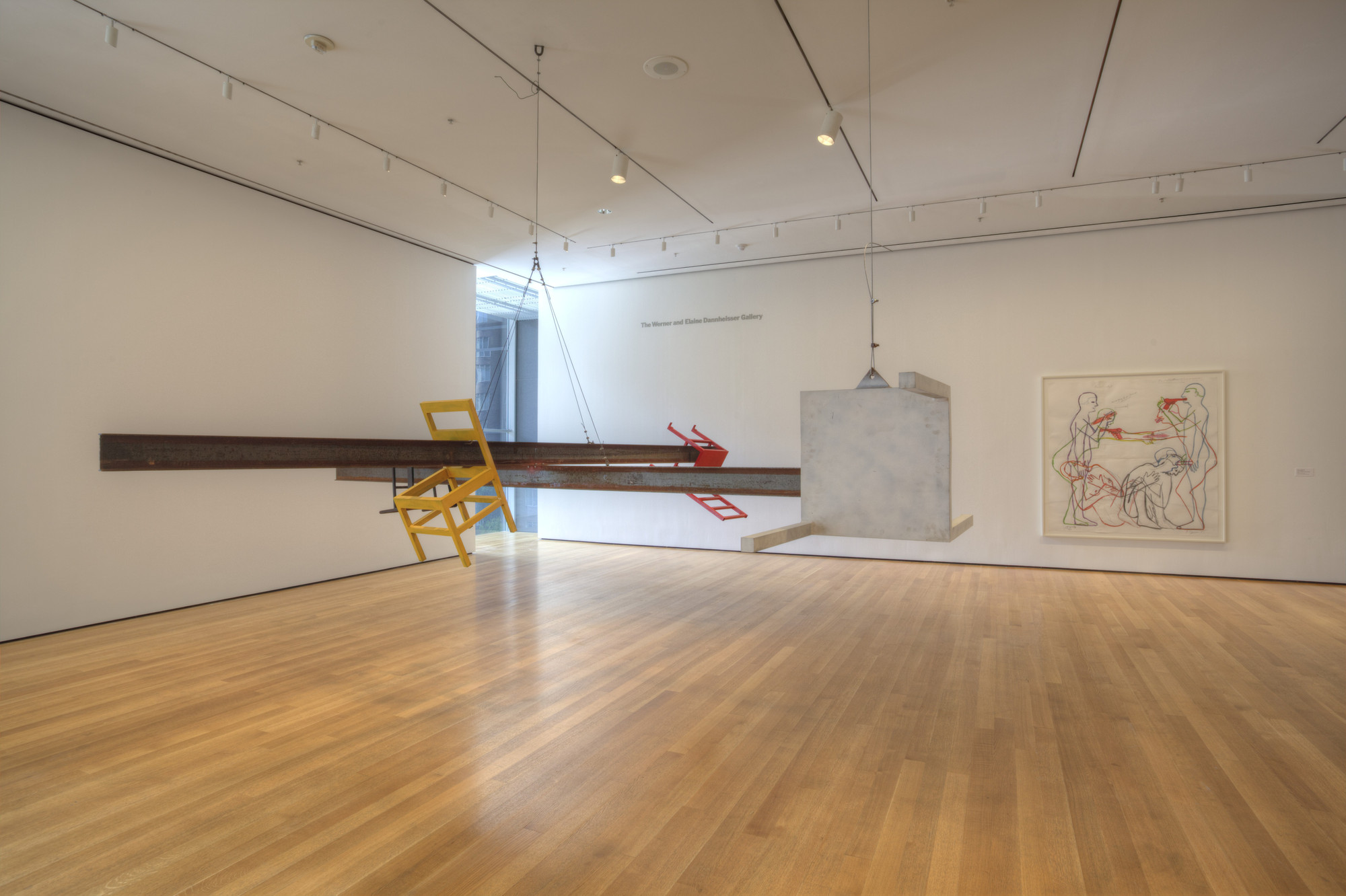 Installation view of the exhibition "Bruce Nauman: The 1980s" | MoMA
