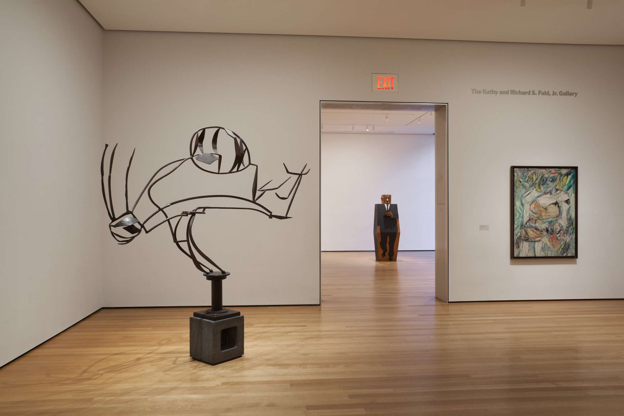 Installation view of the exhibition "Painting and Sculpture Changes ...