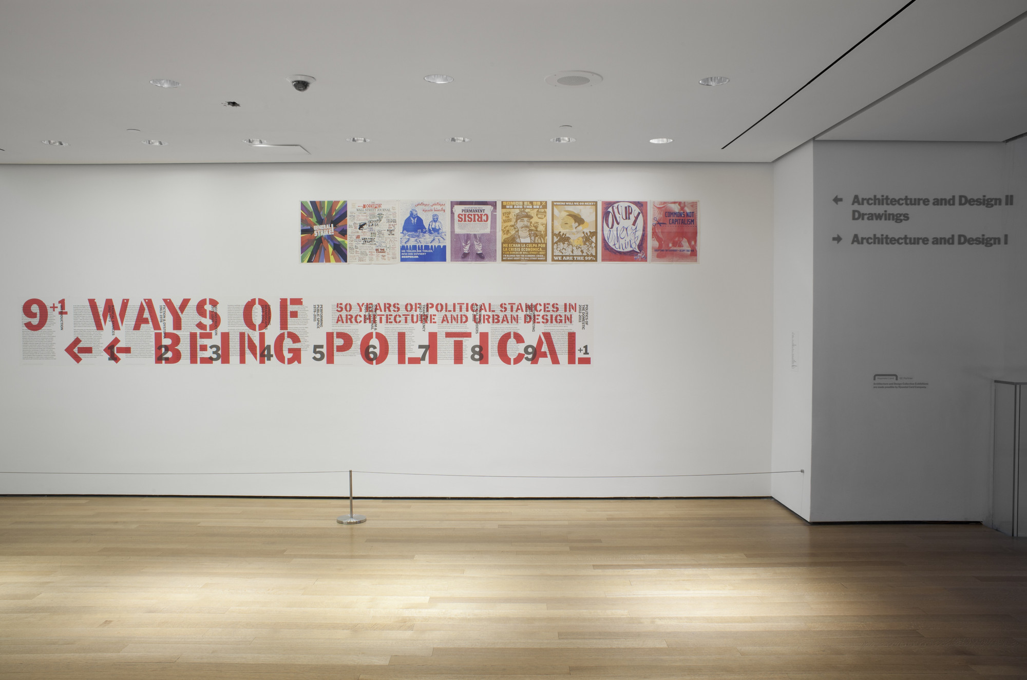 Installation view of the exhibition "9+1 Ways of Being Political: 50 ...