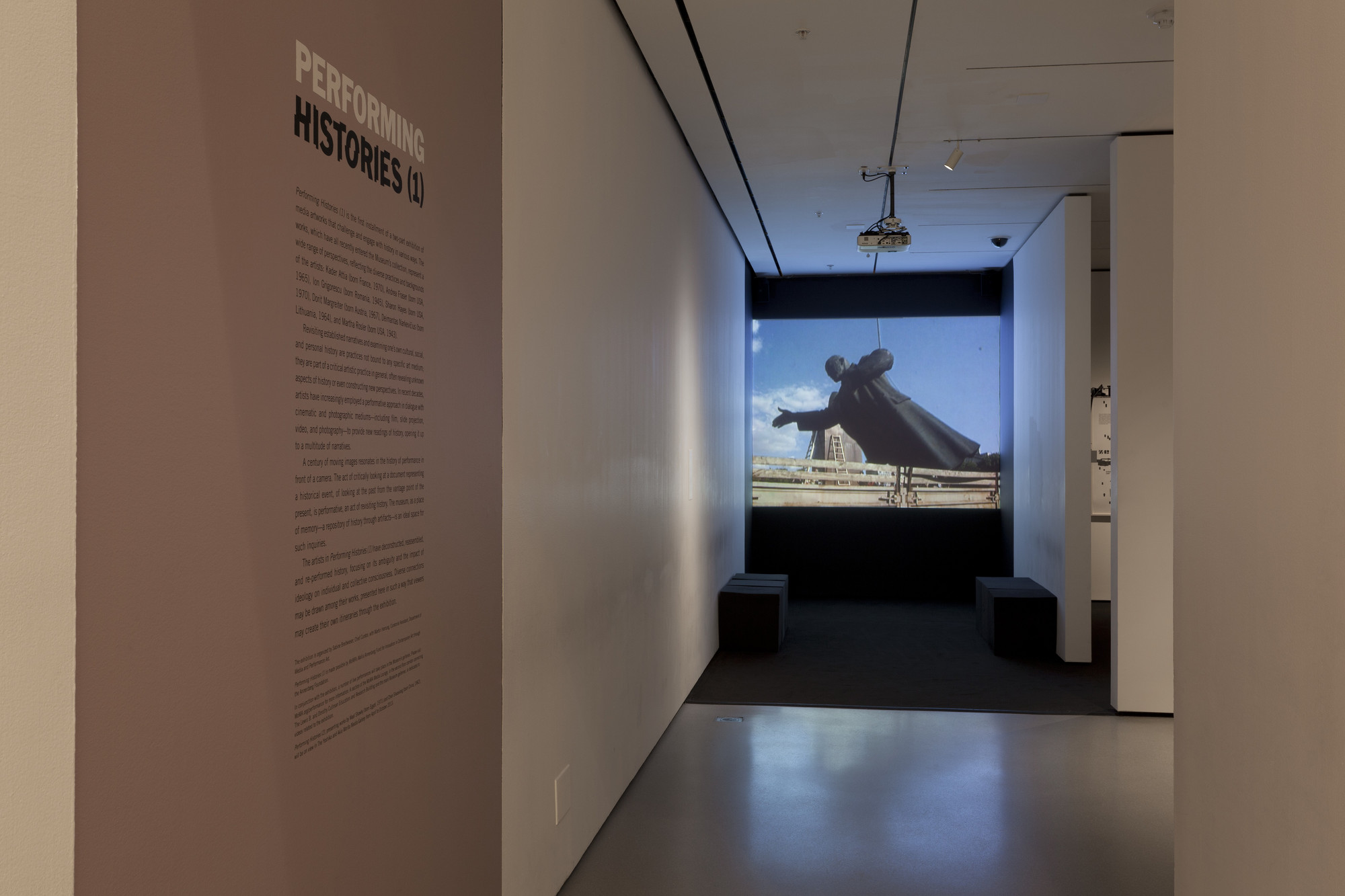 Installation view of the exhibition "Performing Histories (1)" | MoMA