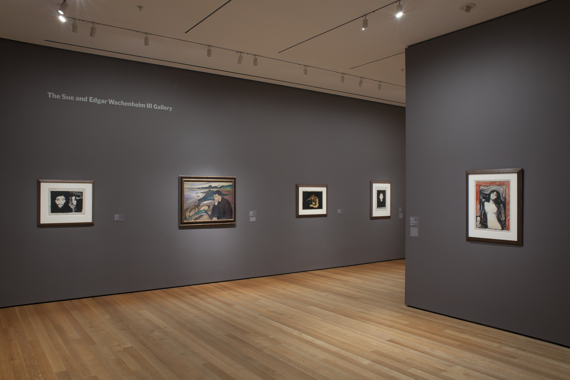 Installation view of the exhibition "Edvard Munch: The Scream" | MoMA