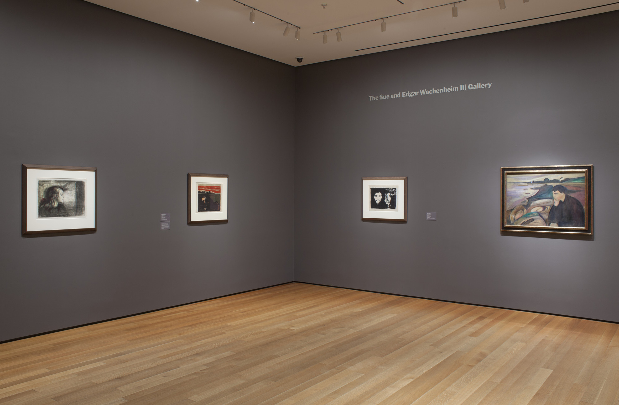 Installation view of the exhibition "Edvard Munch: The Scream" | MoMA