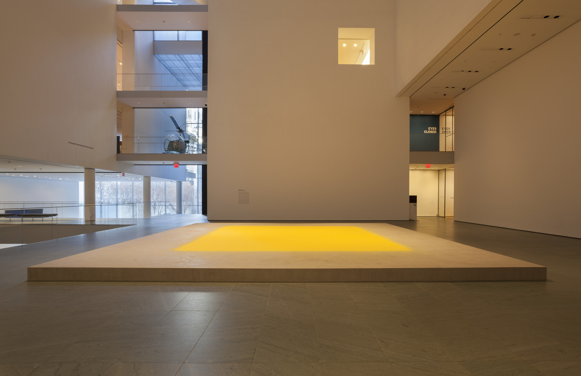 Installation view of the exhibition "Wolfgang Laib" | MoMA