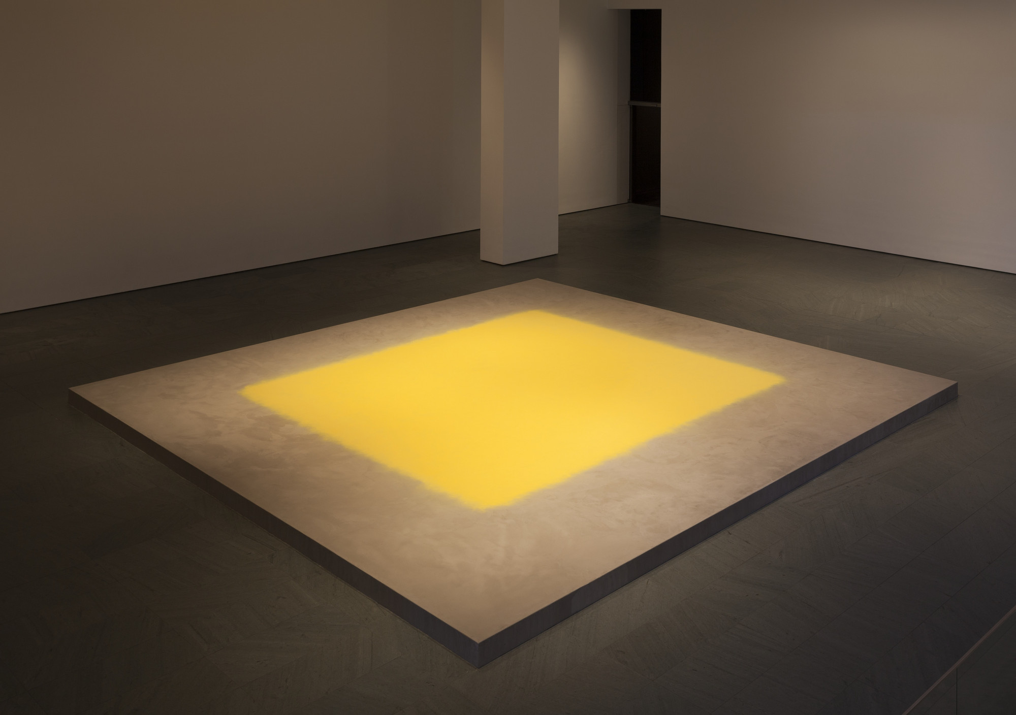 Installation view of the exhibition "Wolfgang Laib" | MoMA